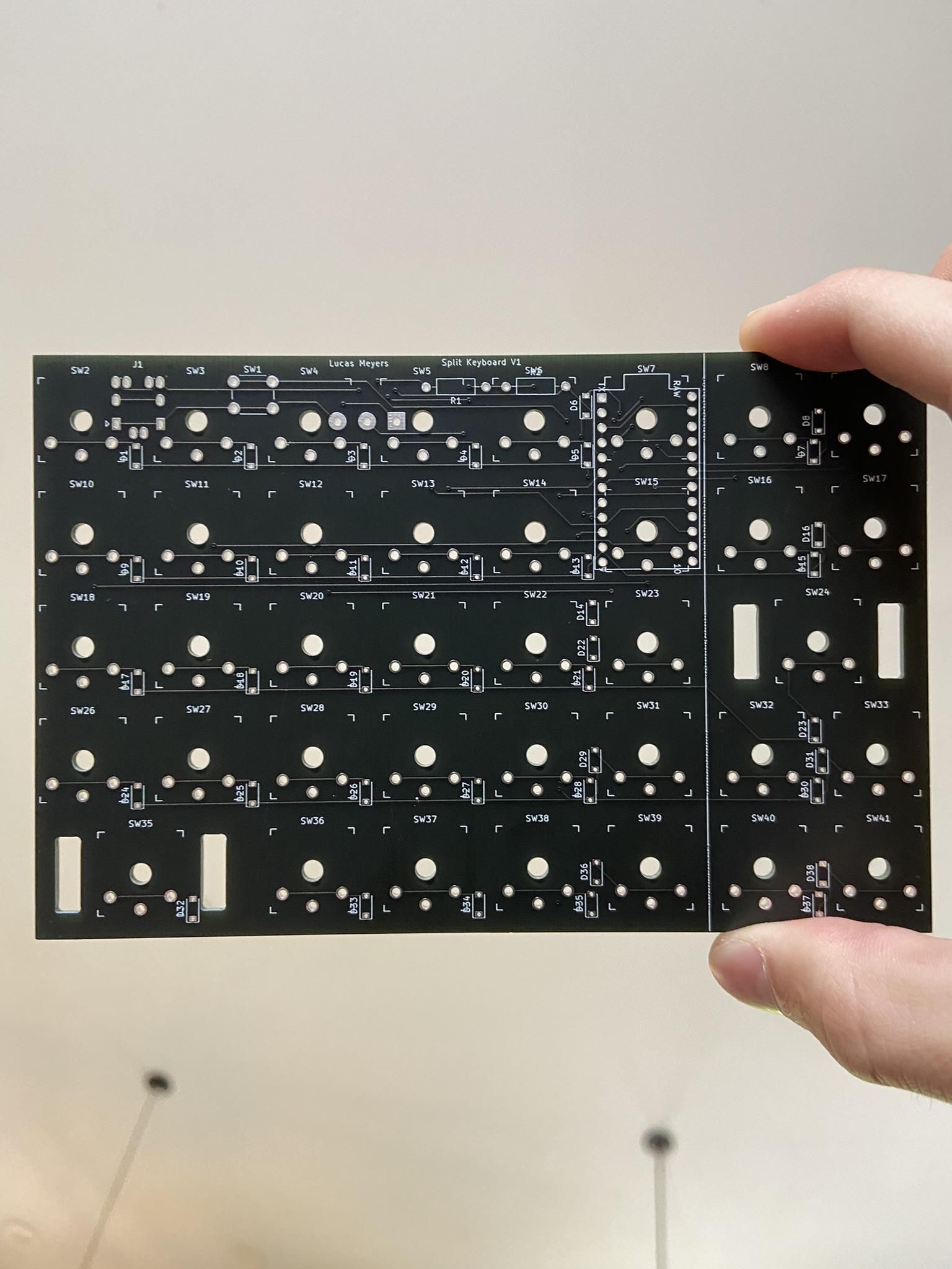 Split Mechanical Low Profile Keyboard Using Arduino Pro Micro : 6 Steps ...
