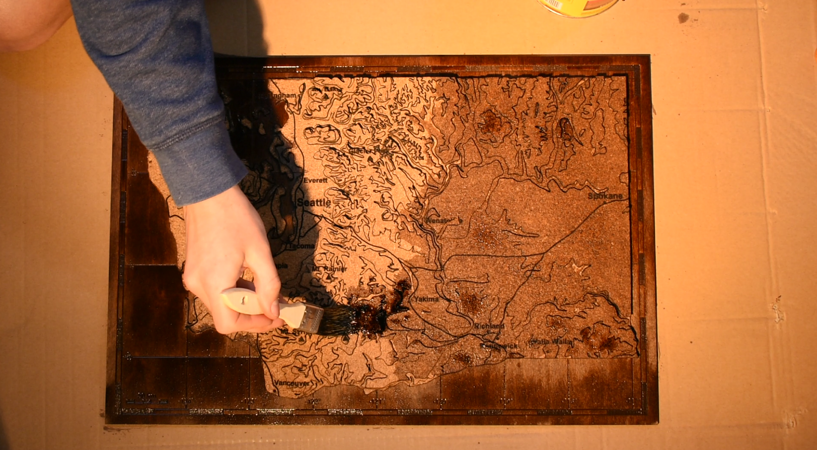 Topographical Push Pin Map : 13 Steps (with Pictures) - Instructables