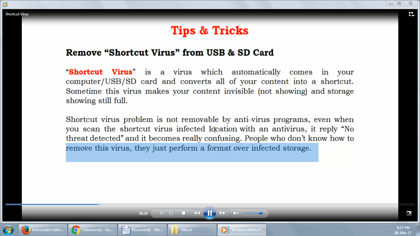 How to Remove Shortcut Virus Using Command Prompt? - Instructables