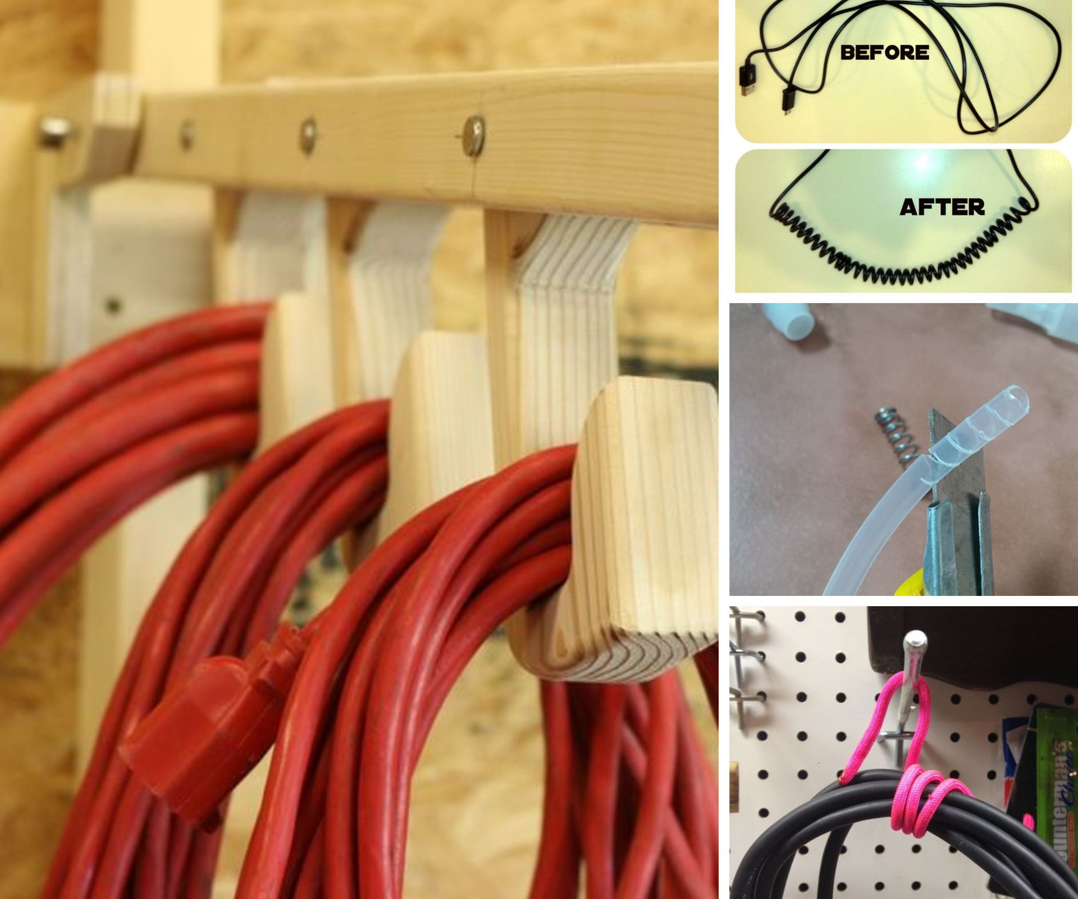 8 Easy Ways to Organize Your Cords - Instructables