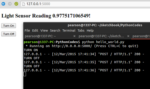 Controlling Arduino With Python Based Web Api No Php 6 Steps Instructables