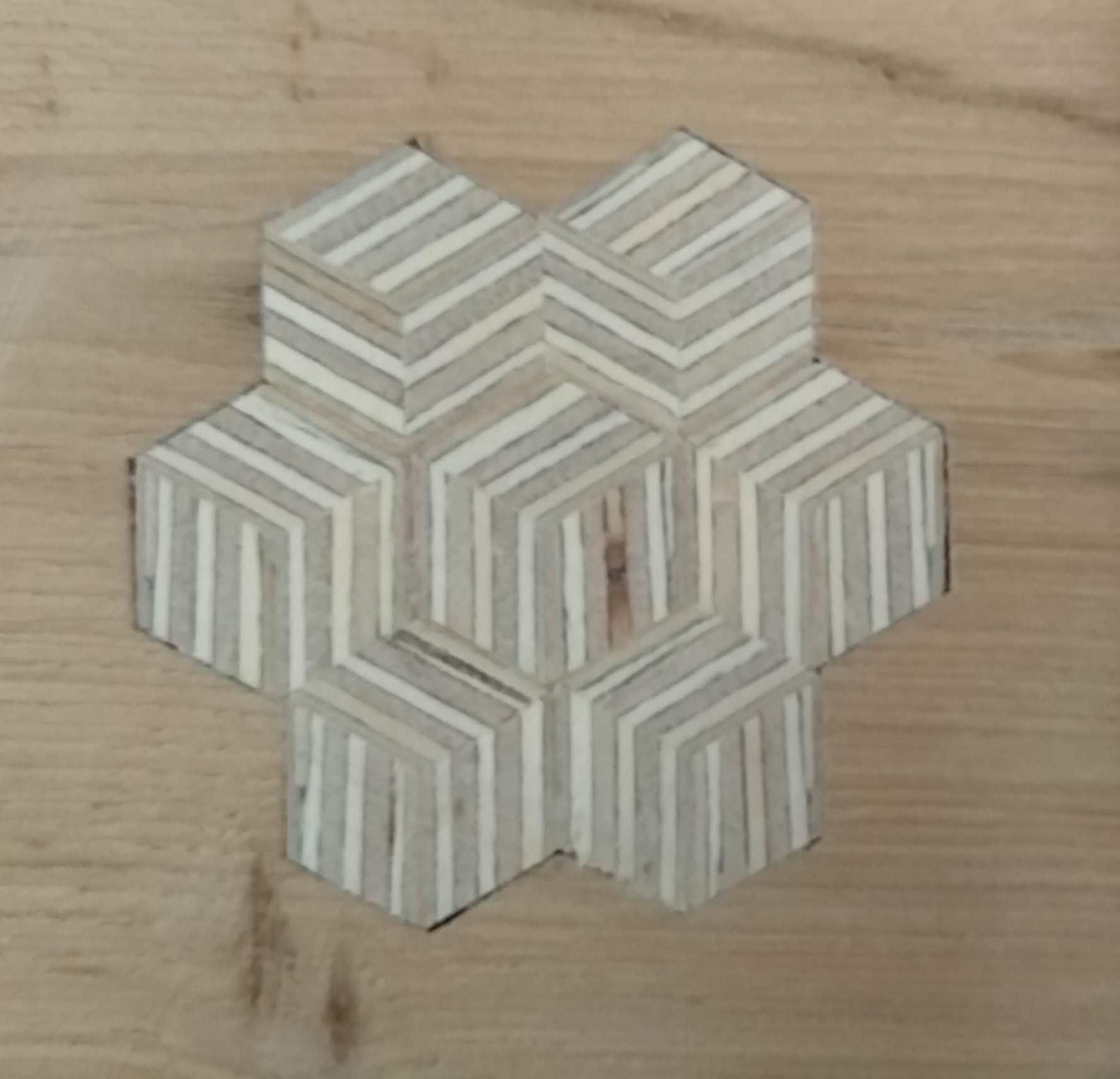 Hexagon Patterned Plywood Coasters : 10 Steps (with Pictures ...