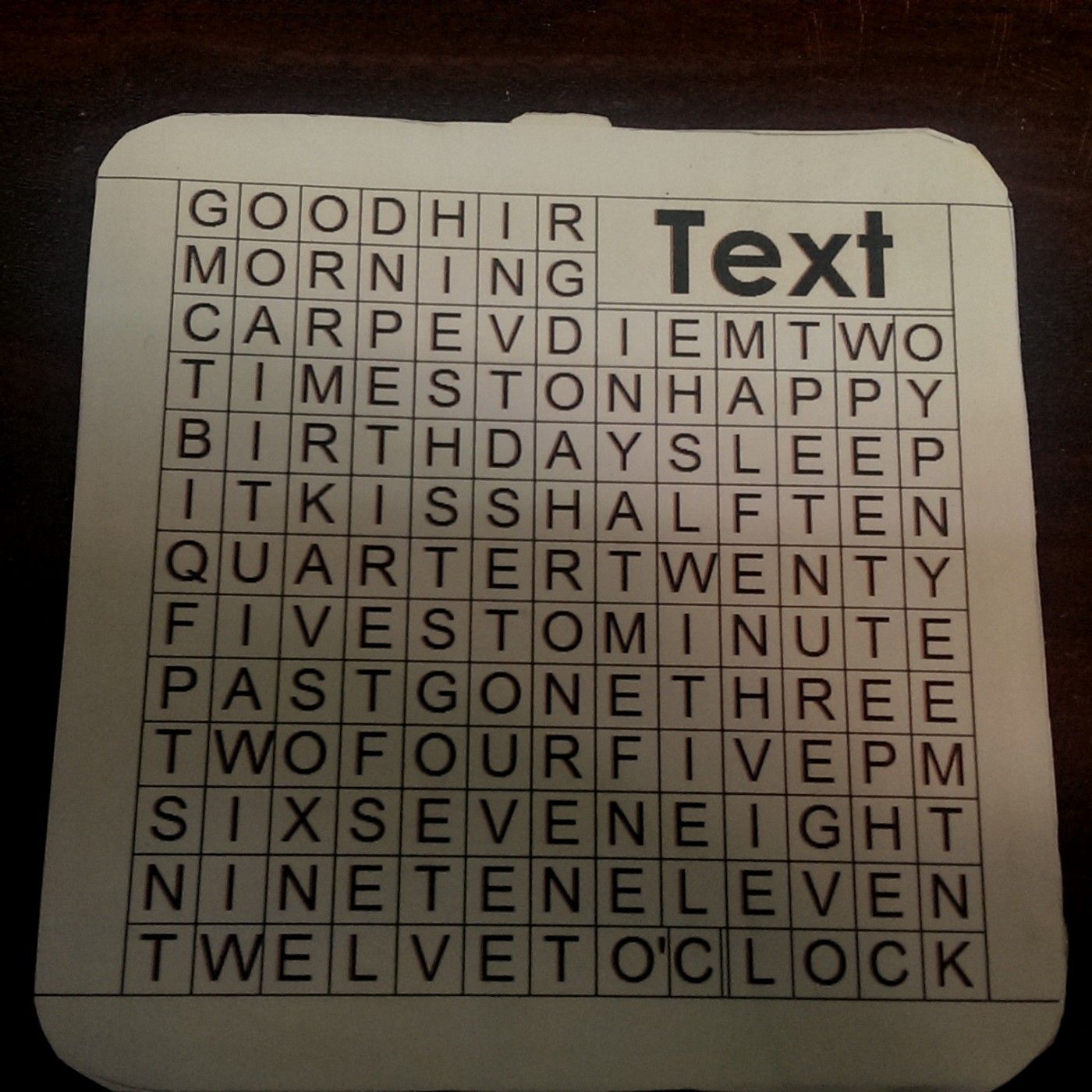 Personalised Word Clock : 8 Steps (with Pictures) - Instructables