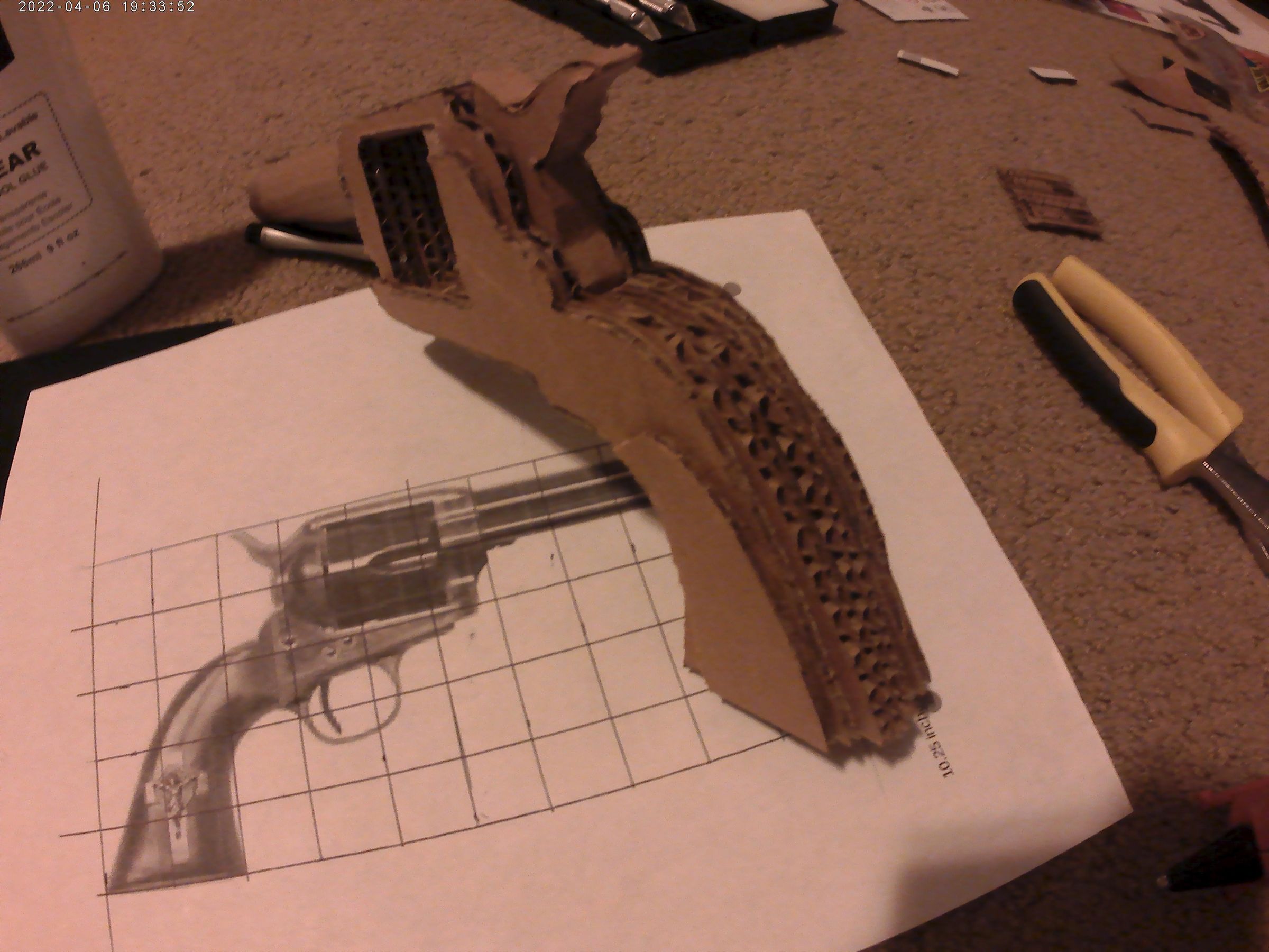 Cardboard SAA Colt .45 : 5 Steps - Instructables