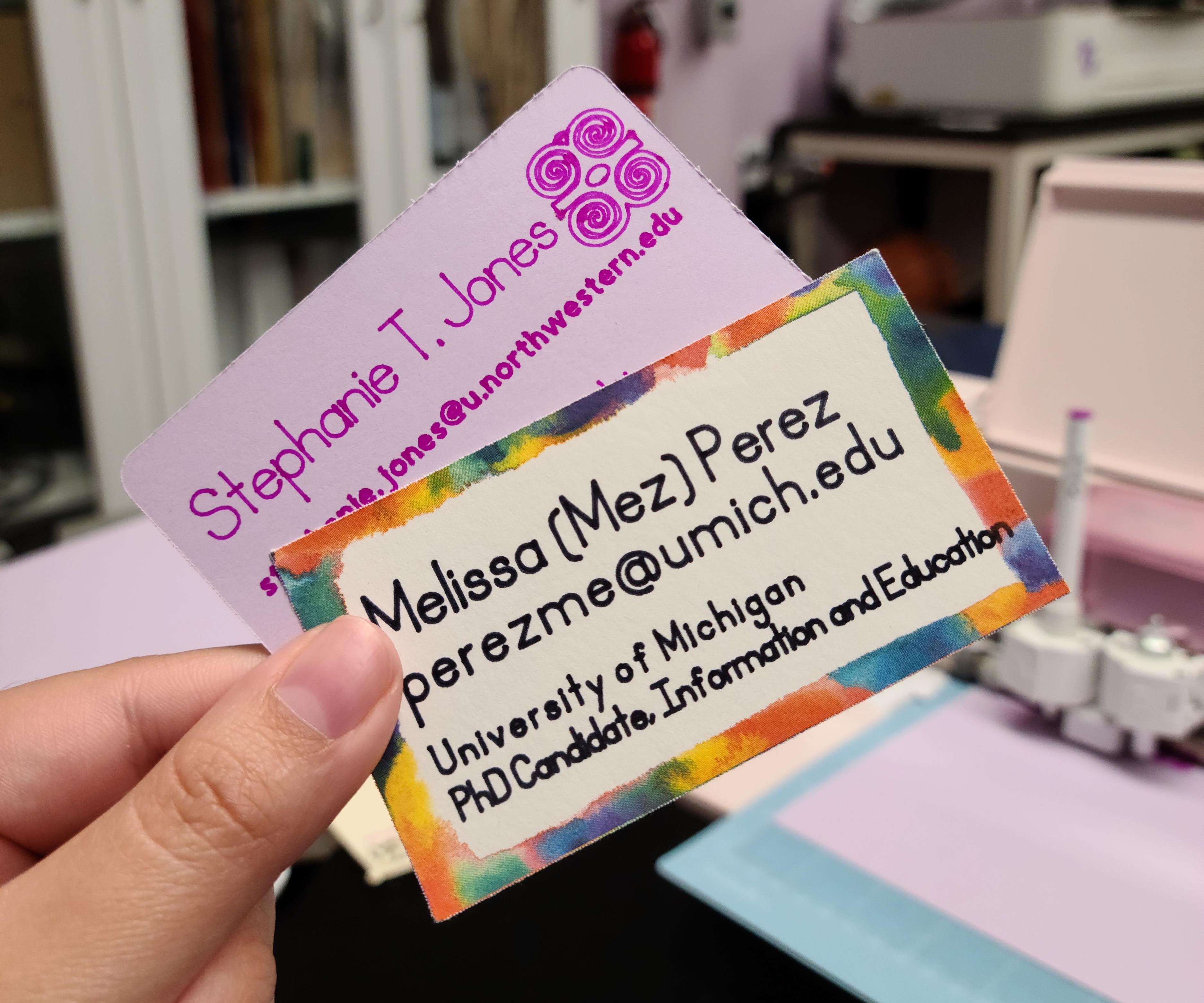 Homemade Business Cards with a Cricut 4 Steps Instructables