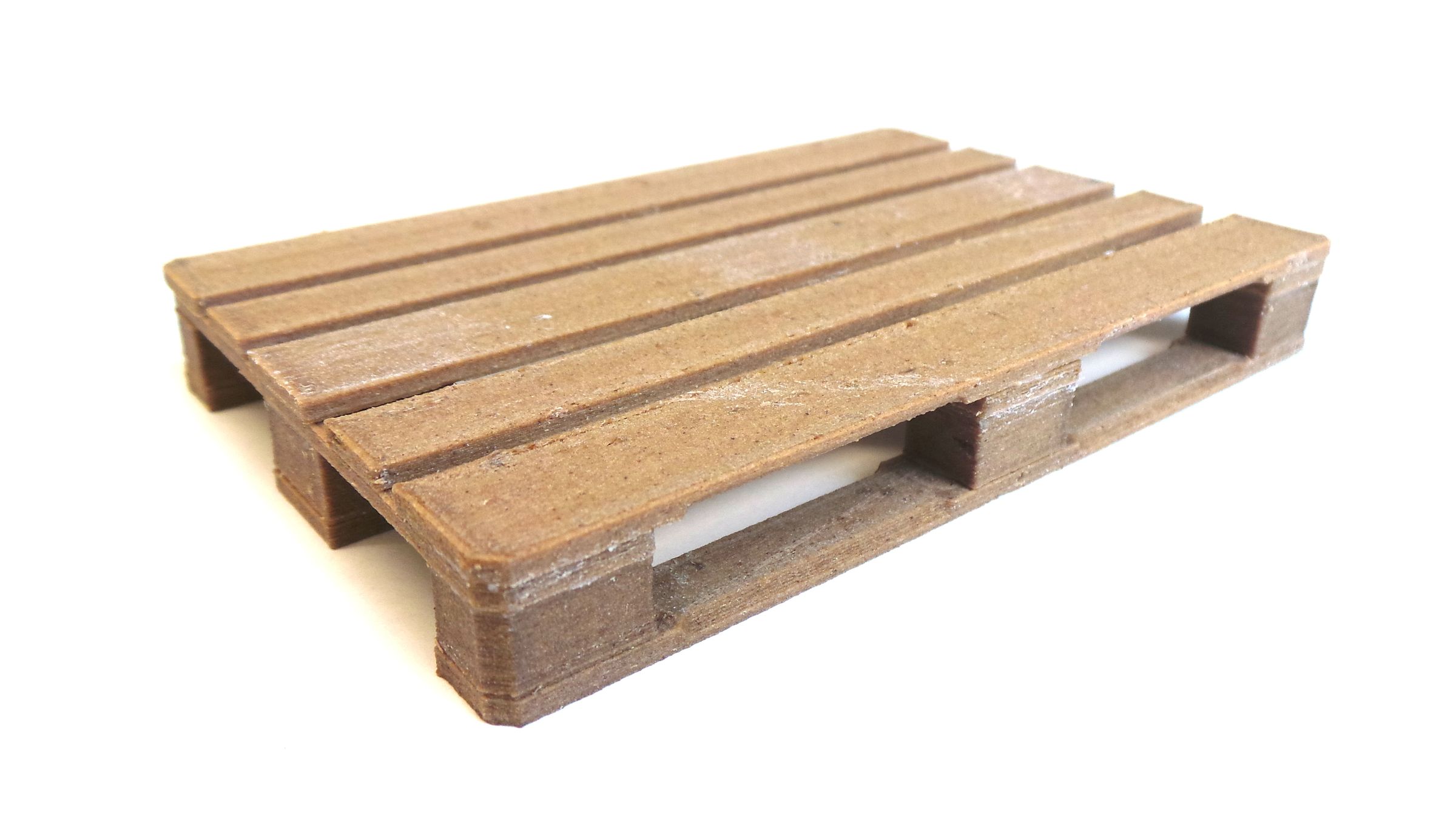 3D-printed Scale Model of EUR Pallet (made of Wood-based Filament) : 6 ...