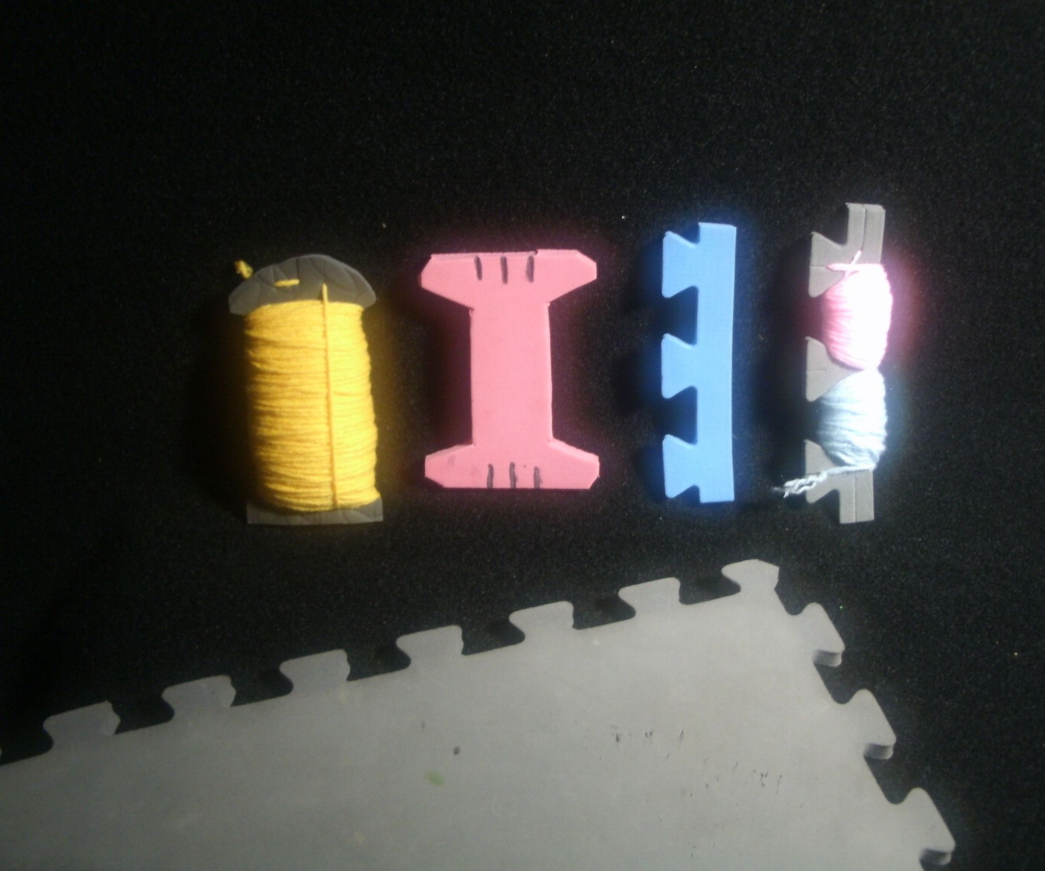 Yarn Spools From Rubber Floor Mats - Instructables