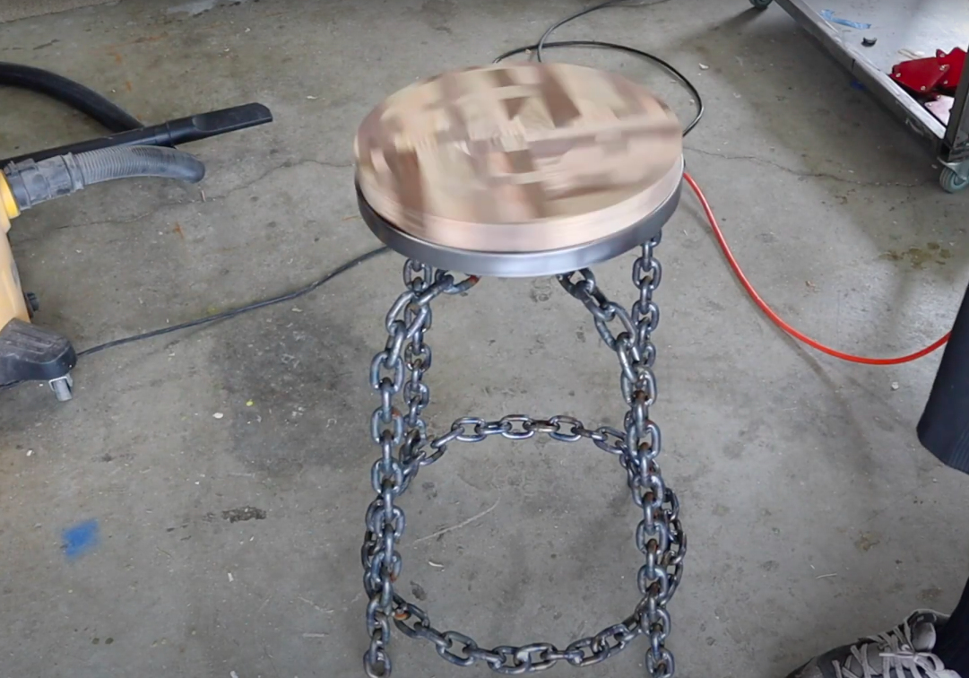How I Made This Shop Chair Using Chain and Scrapwood : 10 Steps (with ...