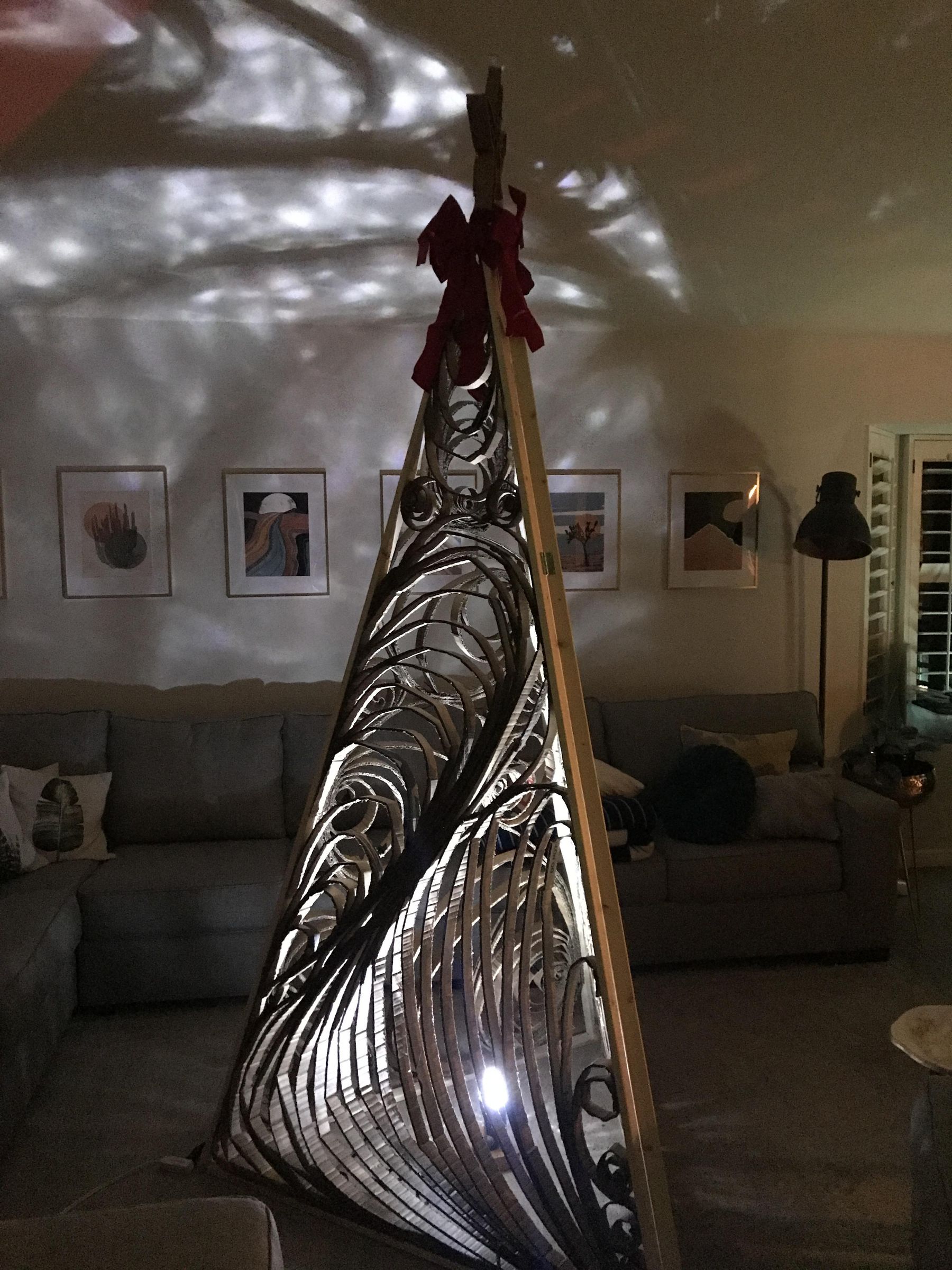 Repurposed/Upcycled Quilled Cardboard Christmas Tree : 8 Steps (with ...