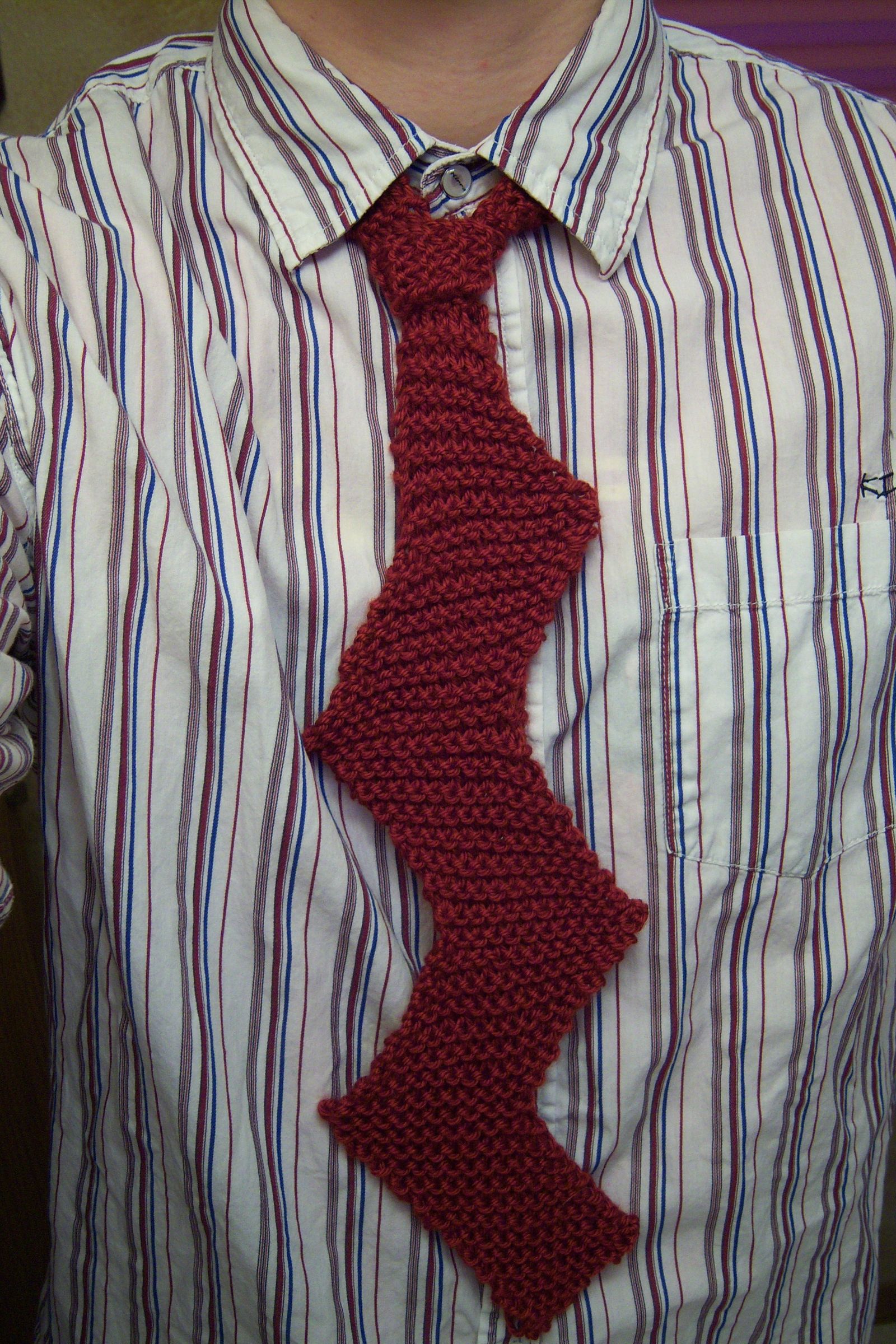 Knit a Zig-Zag Necktie : 4 Steps (with Pictures) - Instructables