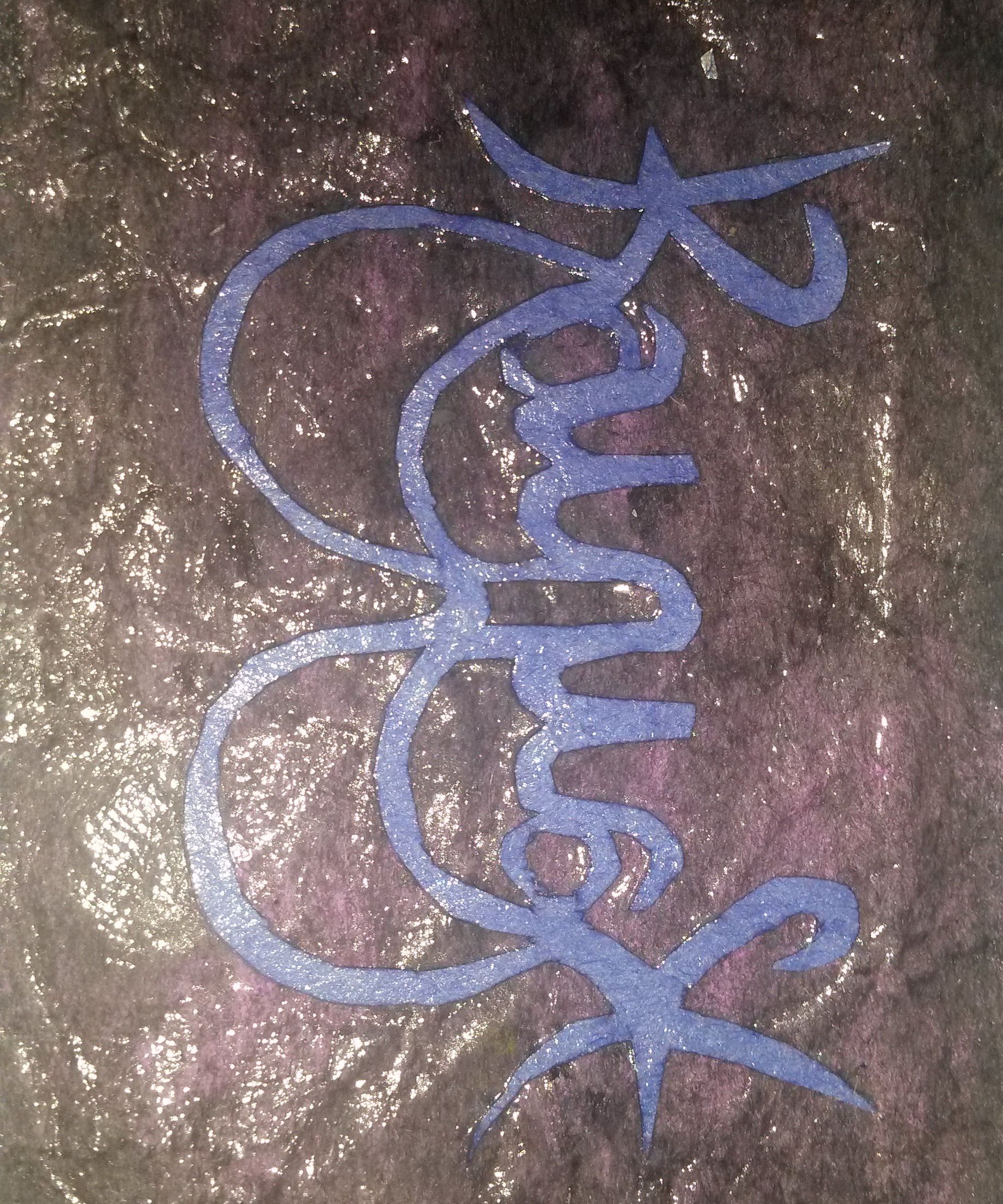 Mirrored Paper Cut Name Tag : 3 Steps - Instructables