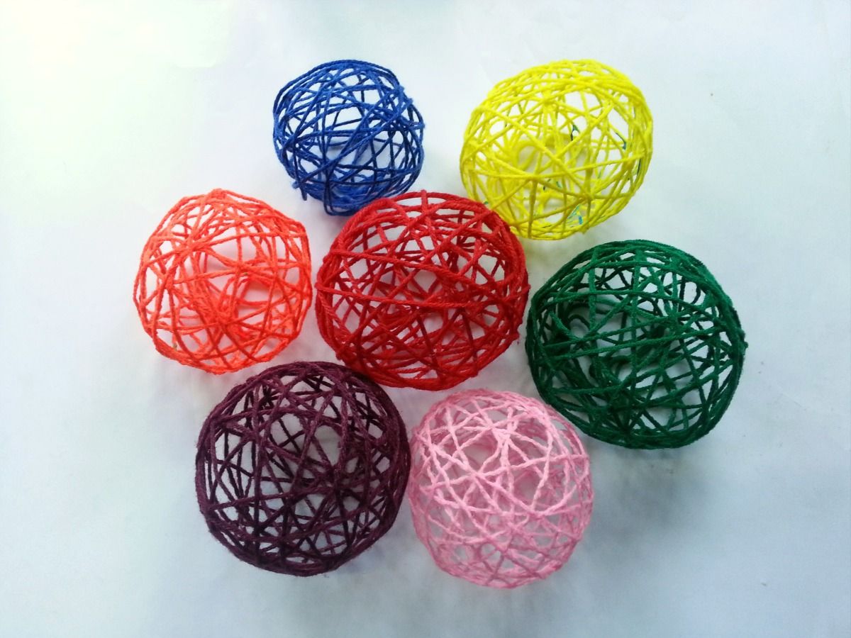 DIY Decorative Yarn Balls : 4 Steps (with Pictures) - Instructables