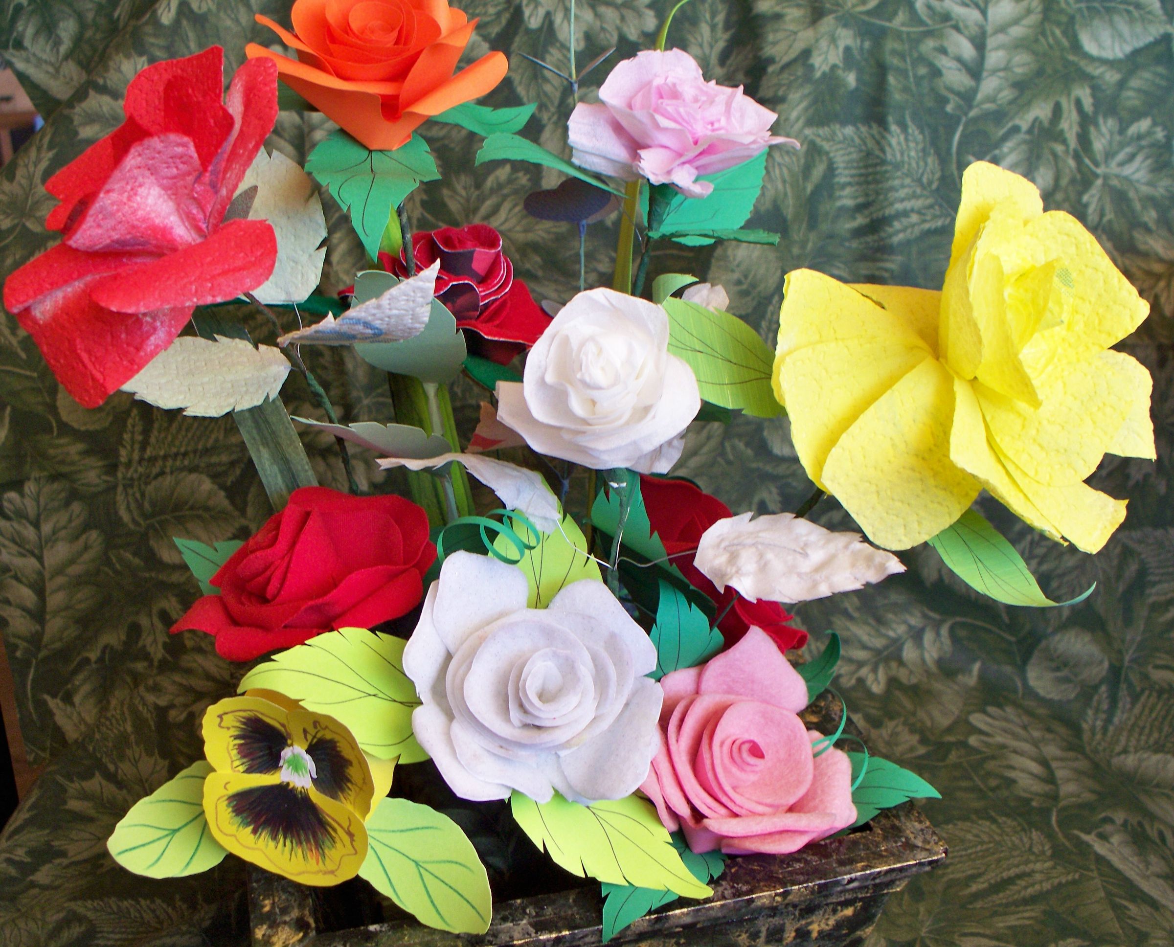 Make Bouquets of Paper Flowers : 15 Steps (with Pictures) - Instructables