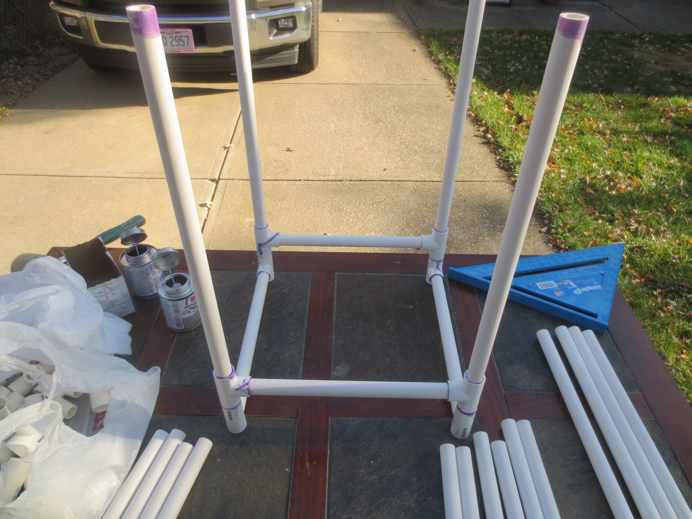 PVC Rose Arbor With a Copper Color : 9 Steps (with Pictures ...