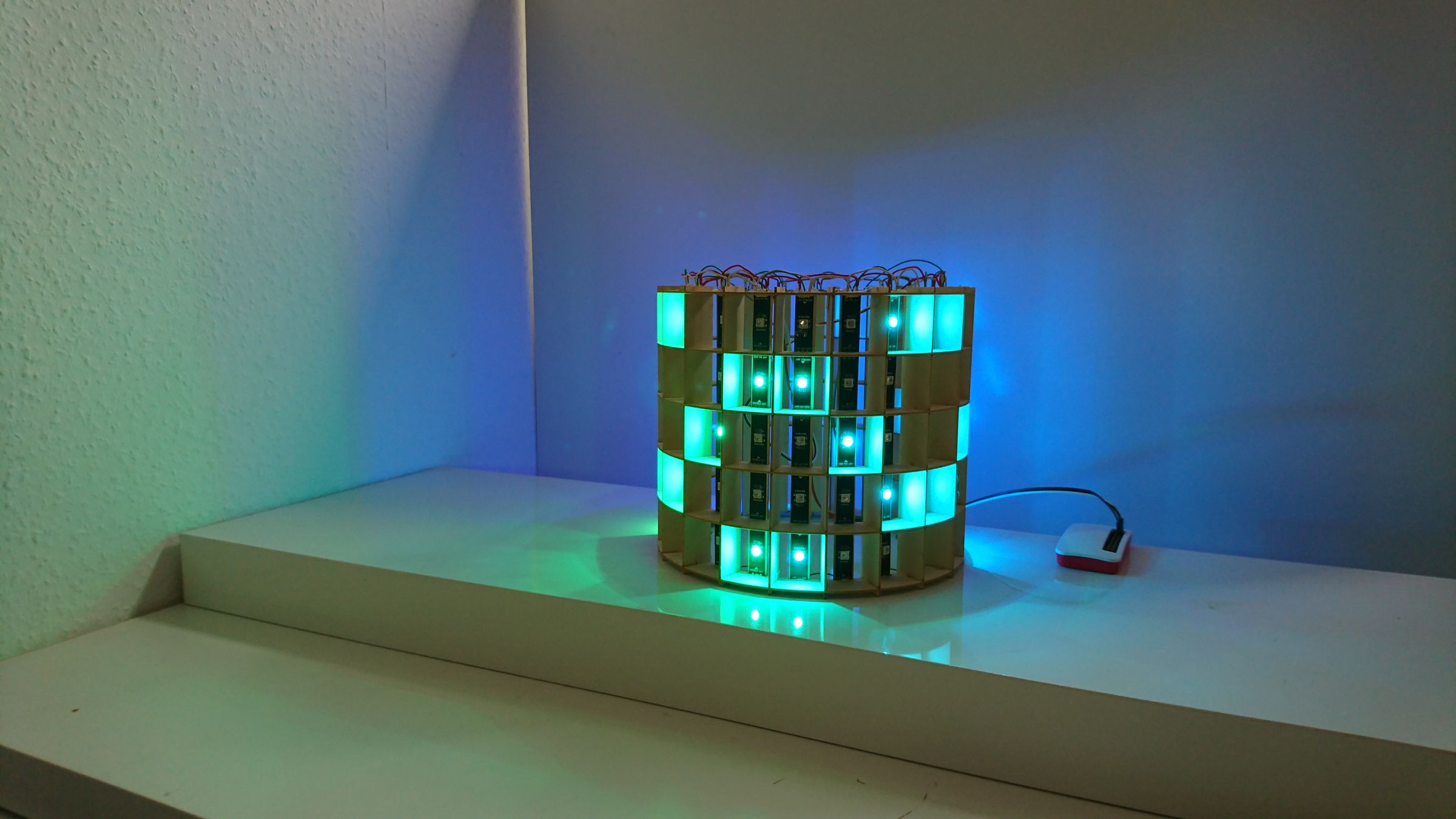 LED Matrix Cylinder : 8 Steps (with Pictures) - Instructables