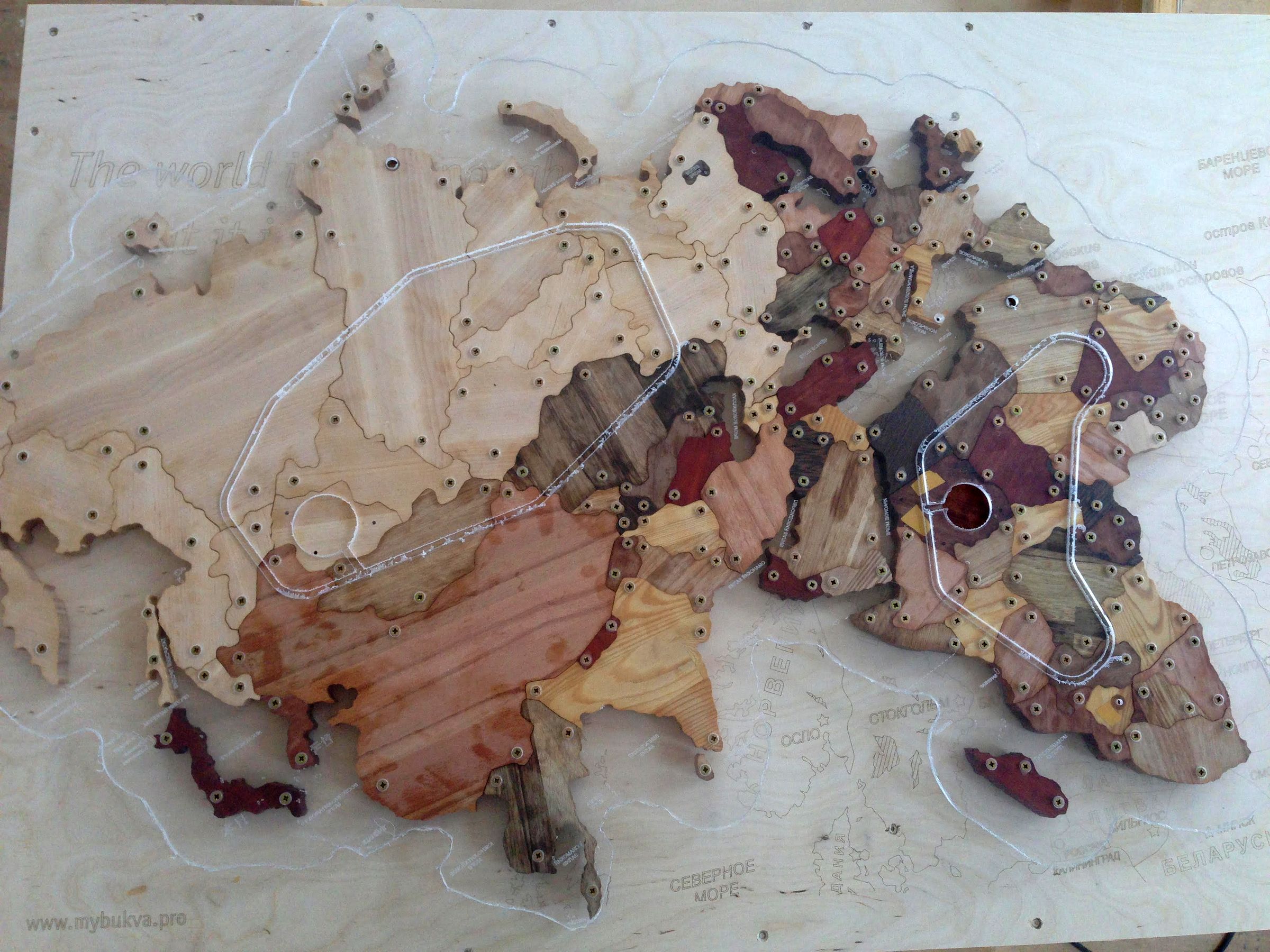 Wooden World Map. : 11 Steps - Instructables