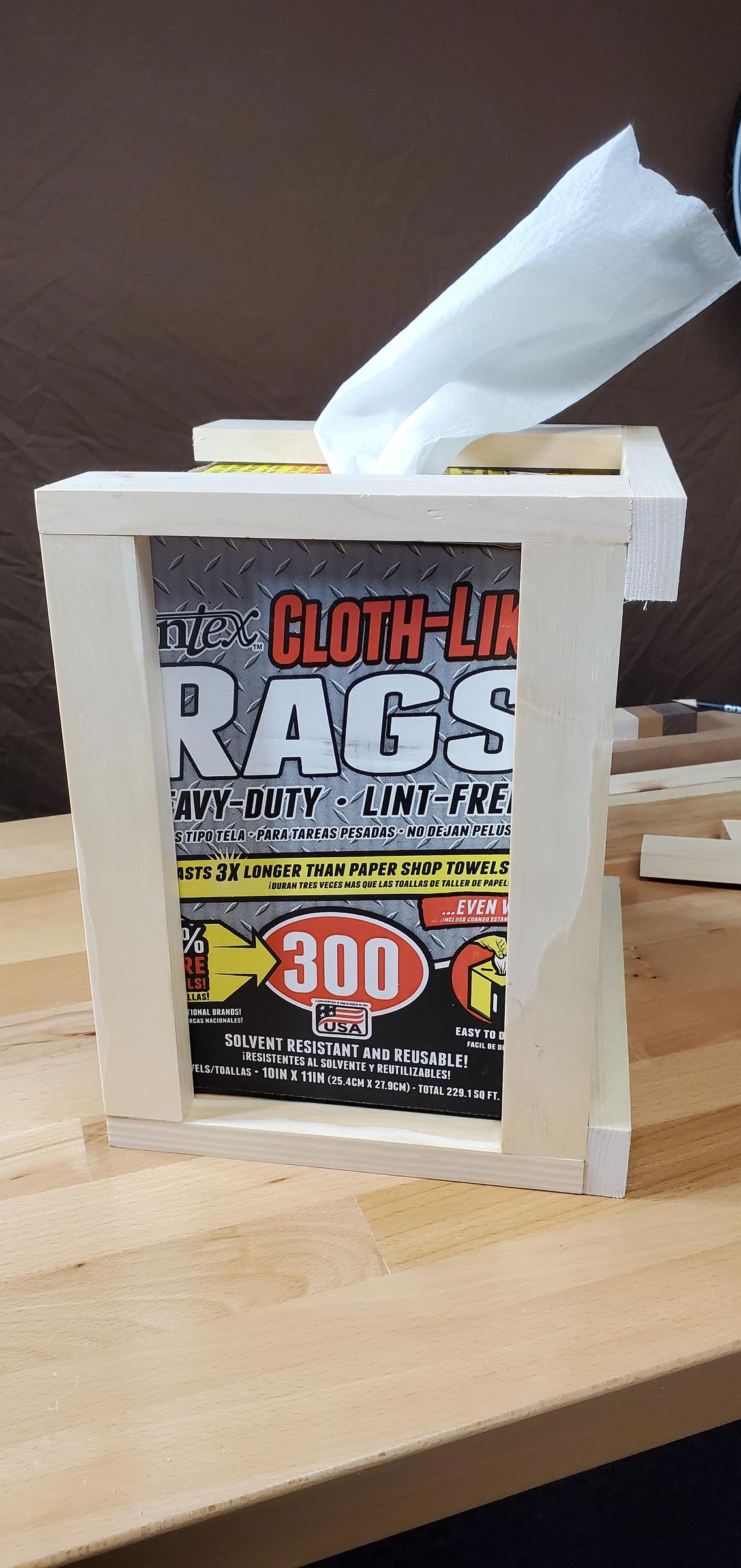 Shop Towels & Rag Storage Dispenser : 9 Steps - Instructables