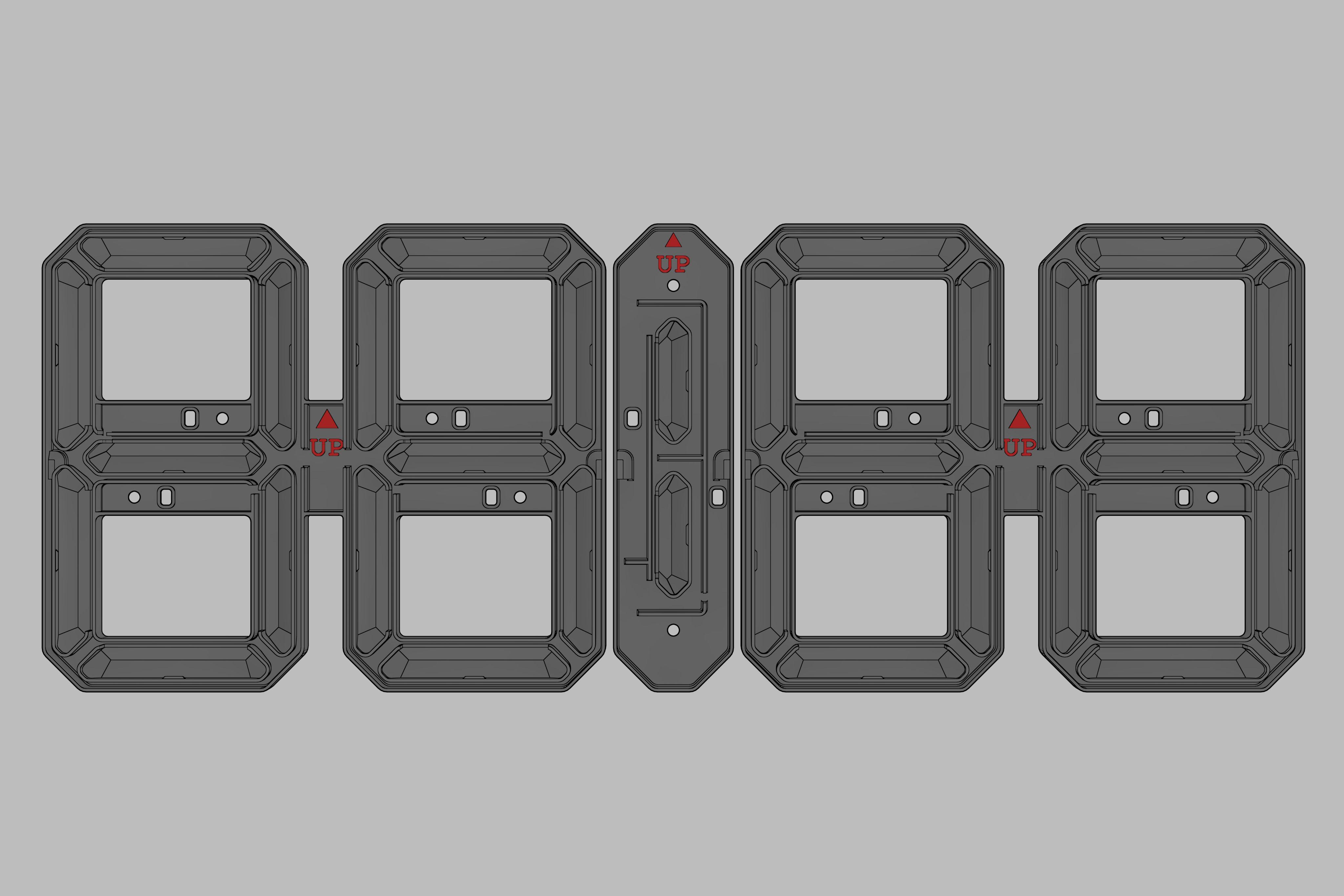 Retro 7 Segment Clock - the Final One(s) : 11 Steps (with Pictures ...