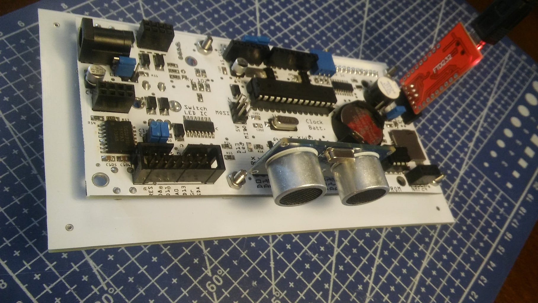 Ultrasonic Measure With Inviot U1 Arduino Compatible Instructables