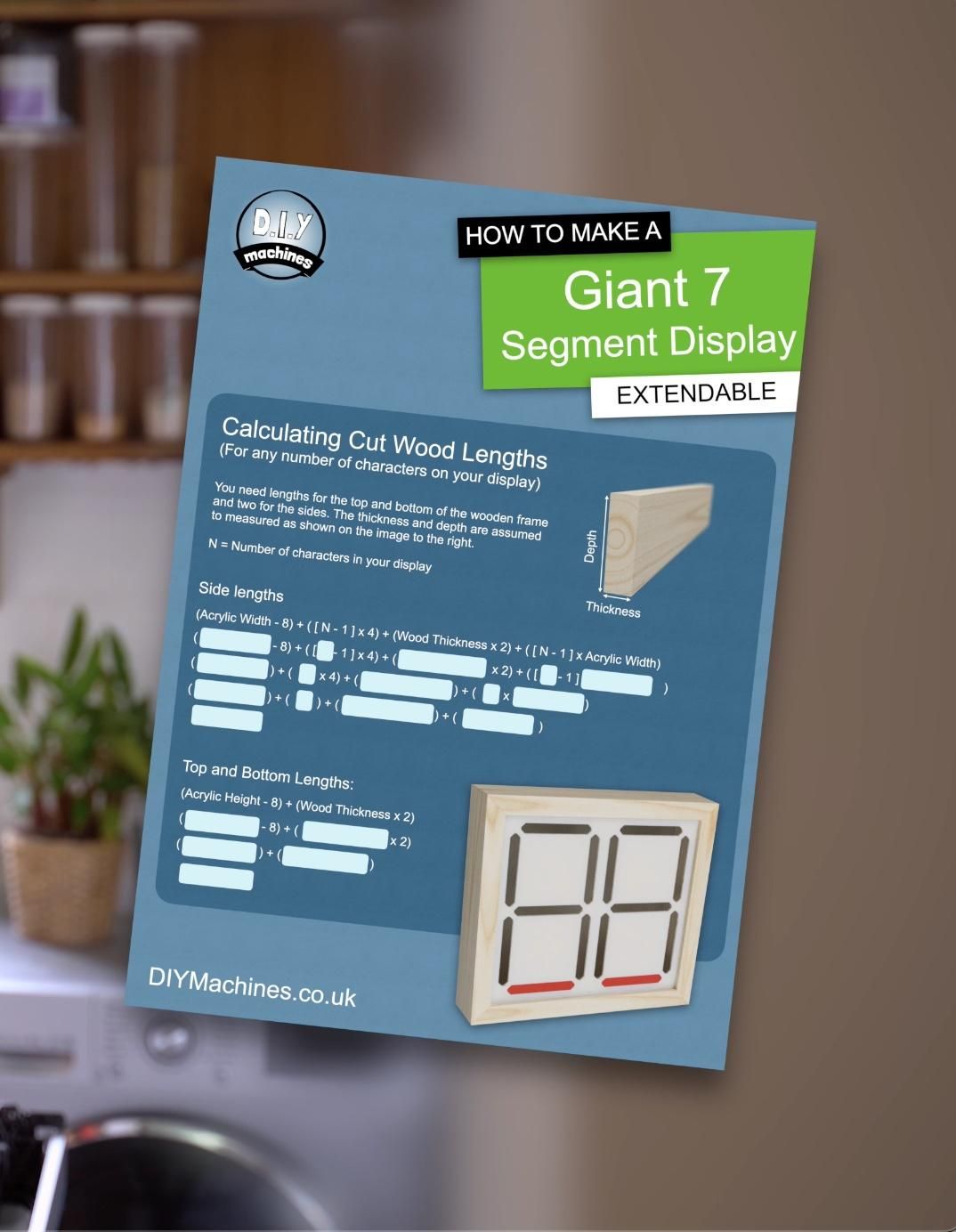 Build a Super-sized Expandable Seven Segment Display : 28 Steps (with ...