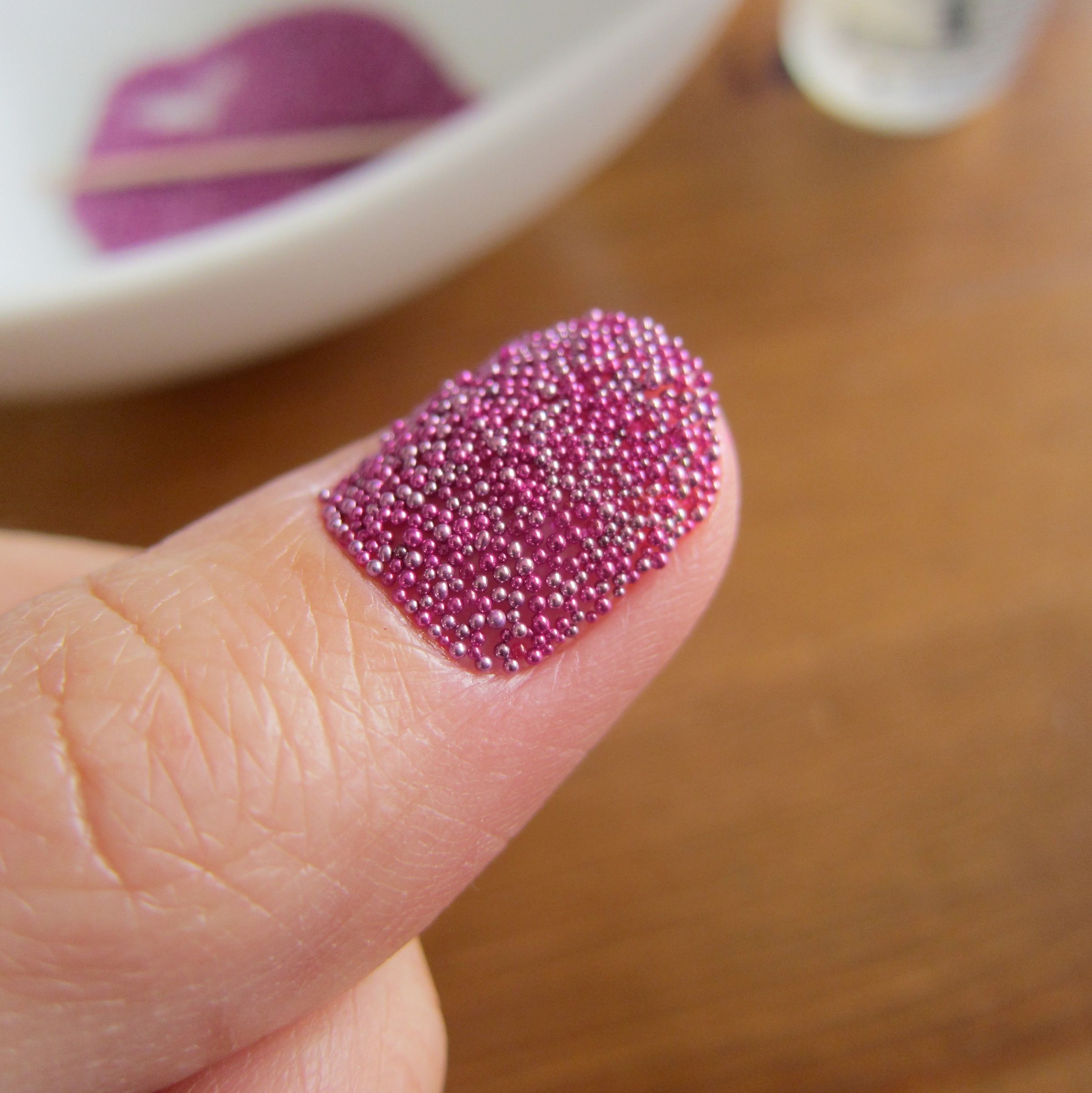 Pink Caviar Nails