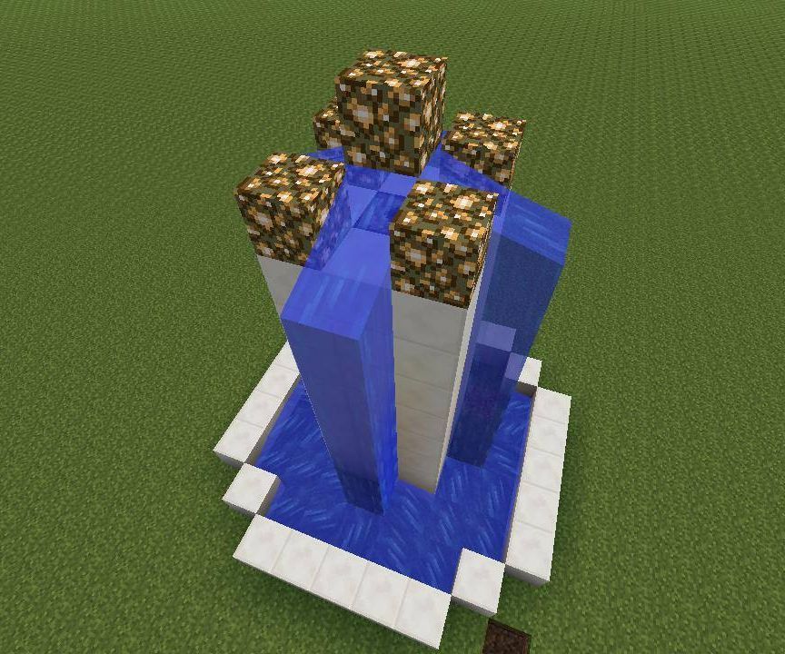 Minecraft Fancy Fountain : 6 Steps - Instructables