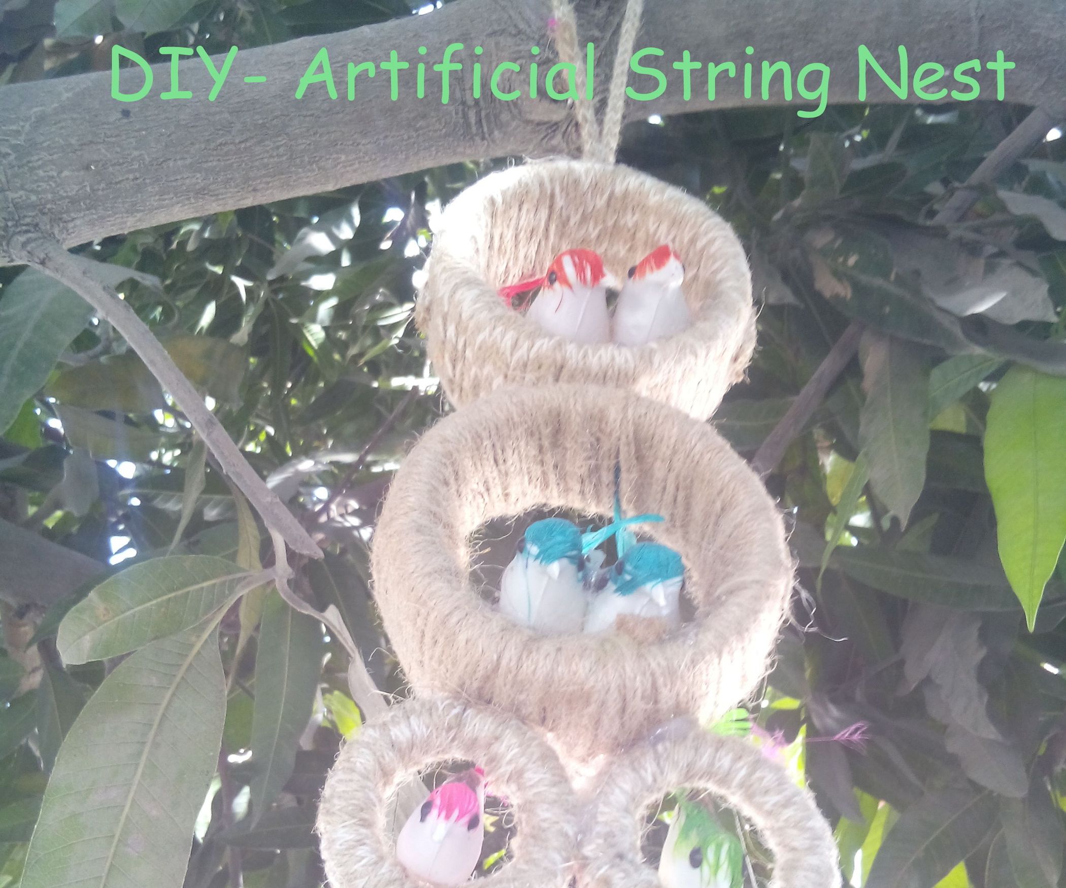 DIY- Artificial String Nest : 6 Steps (with Pictures) - Instructables