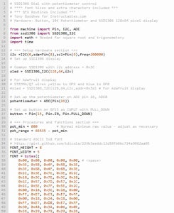 Dial Gauge With Pi Pico, SSD1306 and MicroPython - Advanced Graphics ...