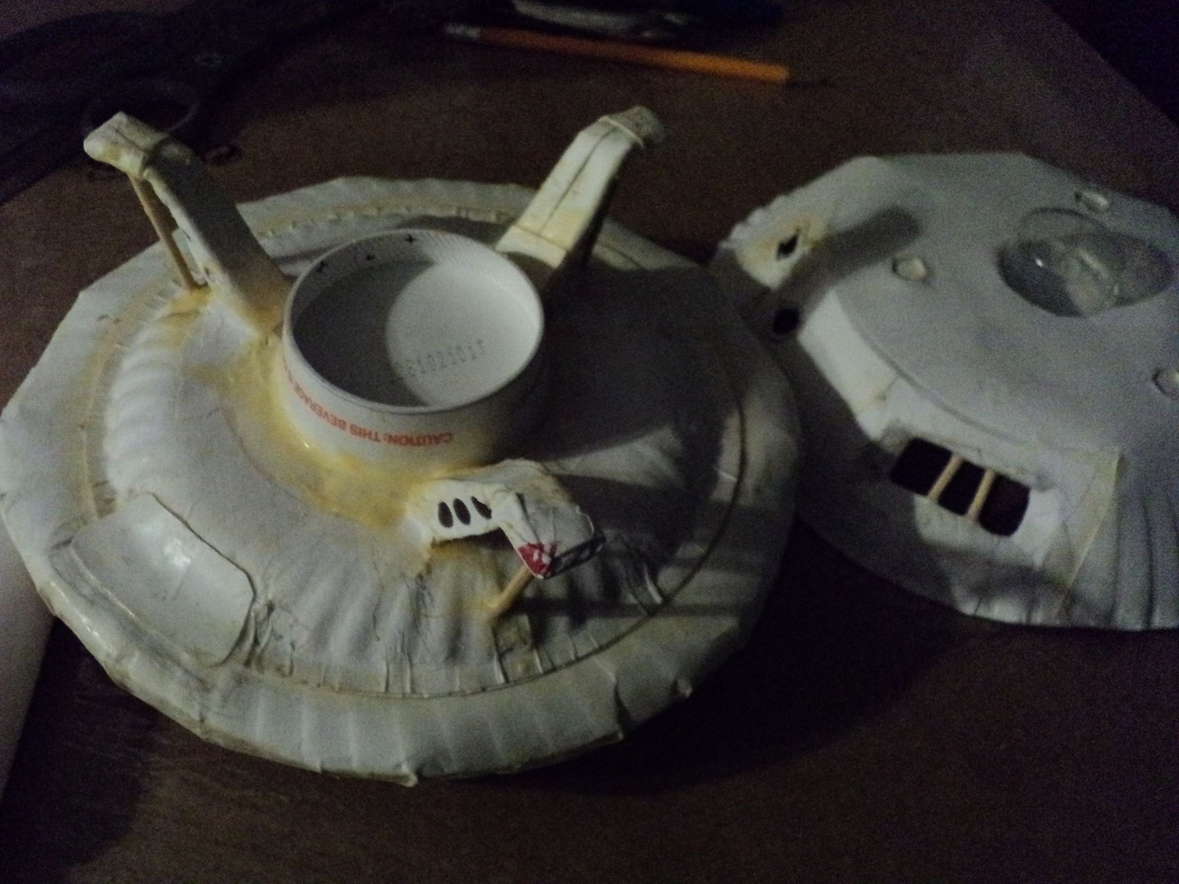 Paper Plate Papercraft Spacecraft Craft : 8 Steps (with Pictures ...