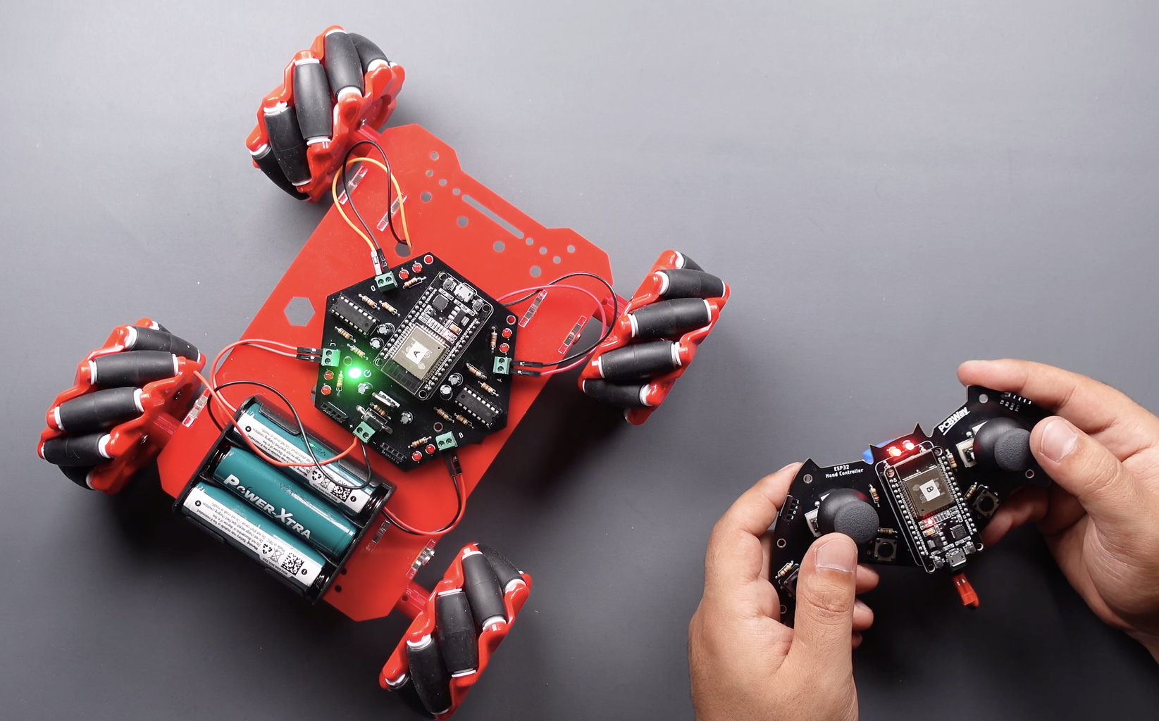 Esp32 Joystick Hand Controller Esp Now 7 Steps Instructables