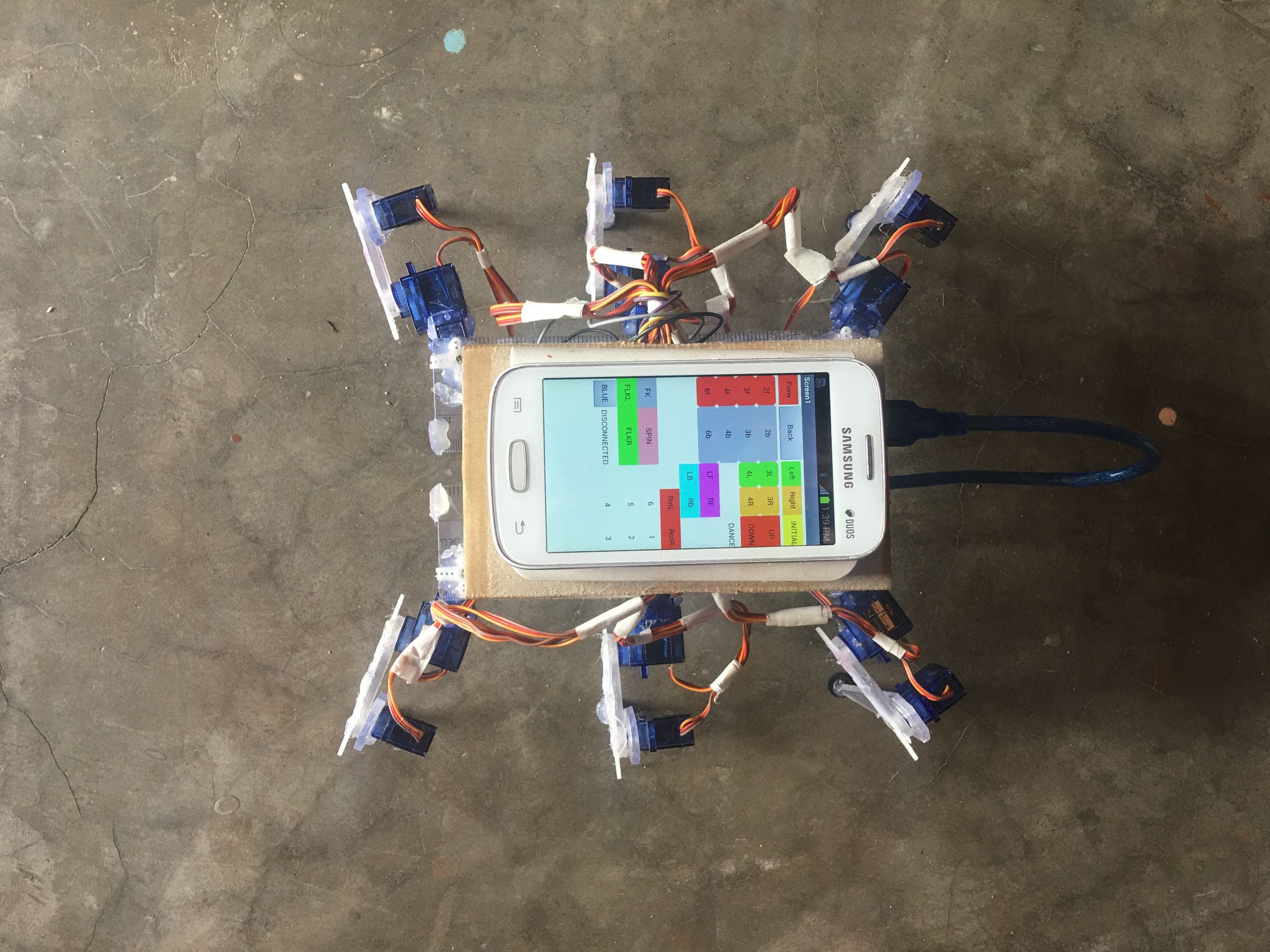 Hexapod Robot With Ruler Body Parts : 3 Steps (with Pictures ...