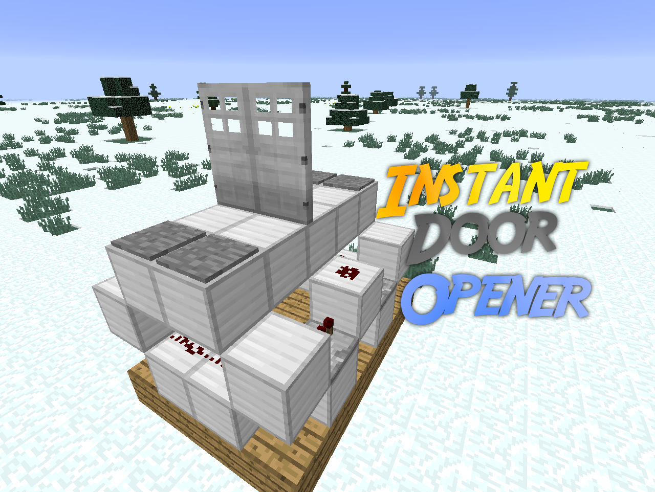 Minecraft: Instant Door Opener - Instructables