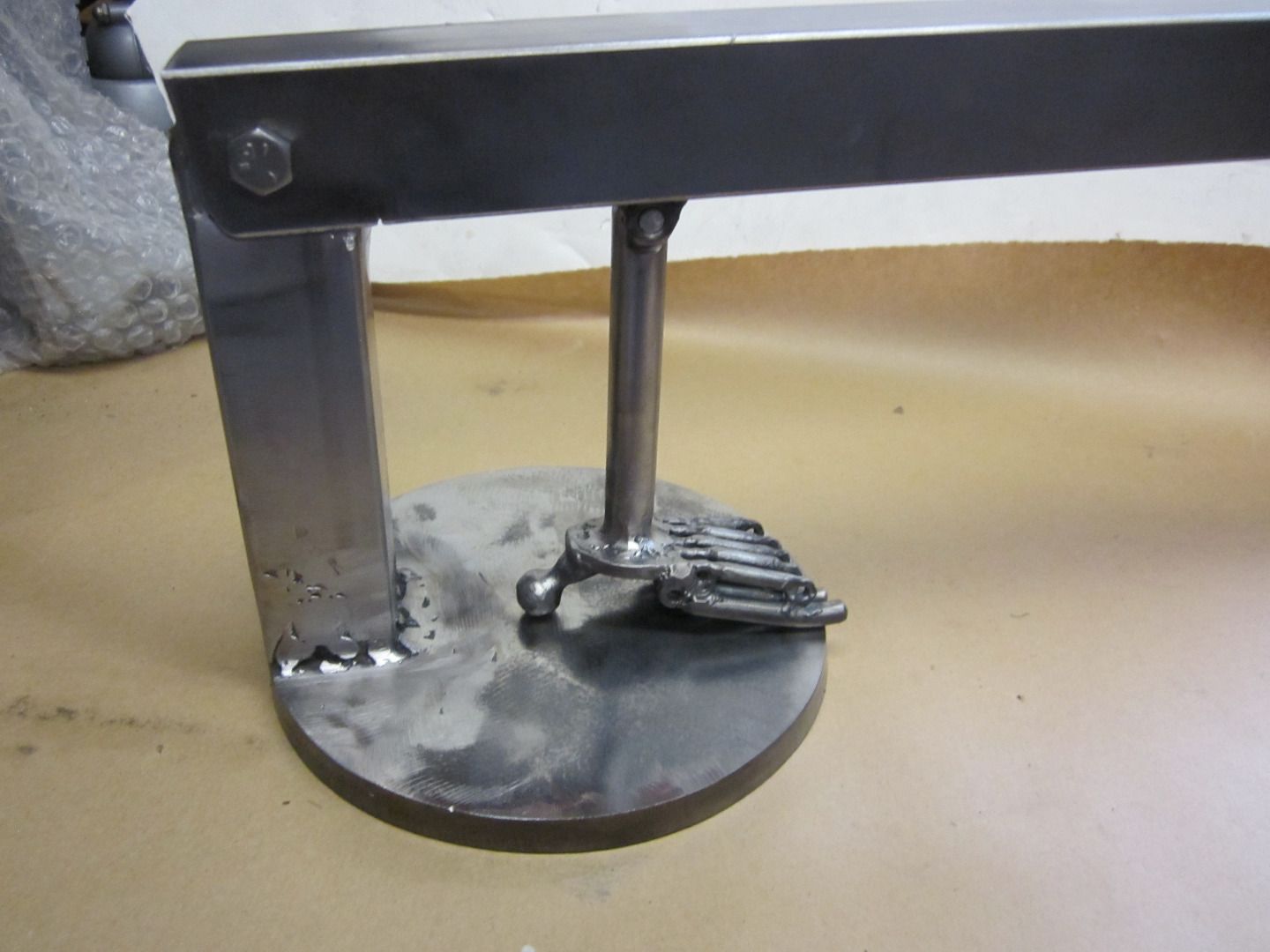 Terminator Foot Nut Cracker (revised) : 6 Steps (with Pictures ...