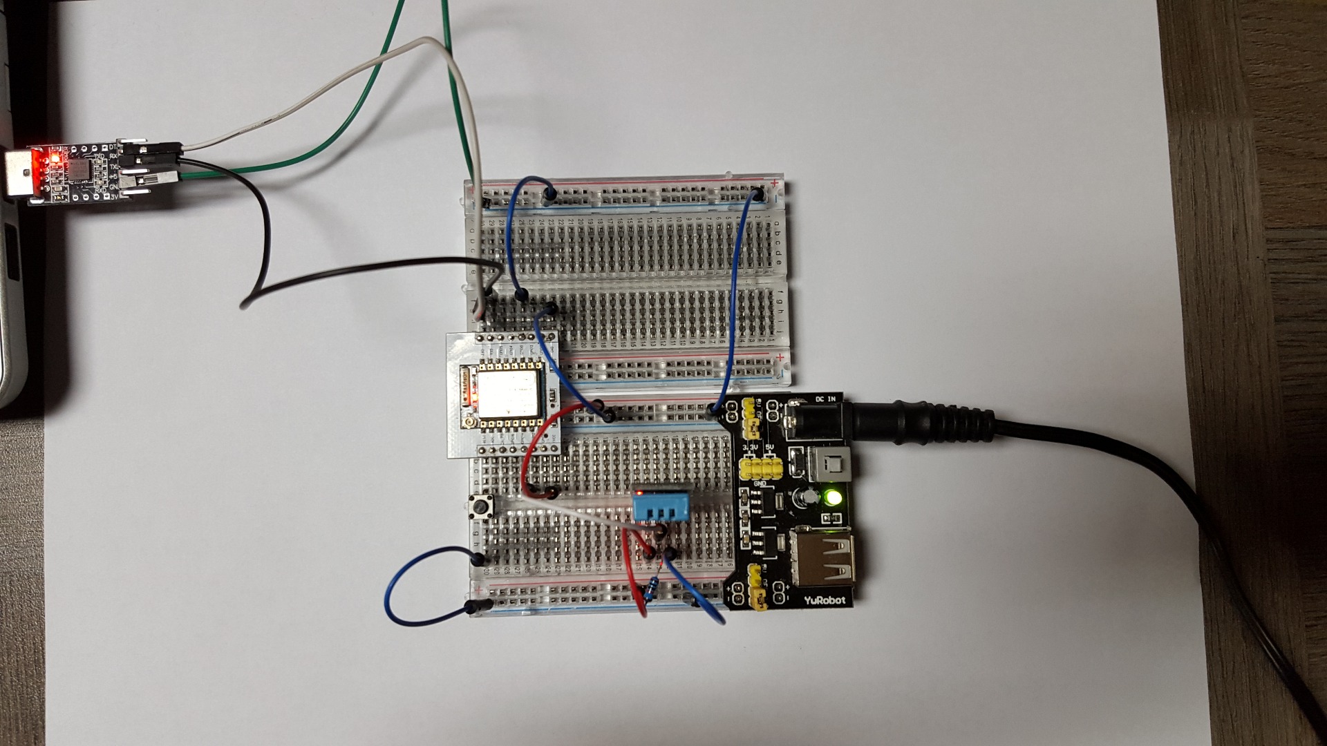ESP8266 (Standalone) Weather Station Using Arduino IDE and GadgetKeeper ...