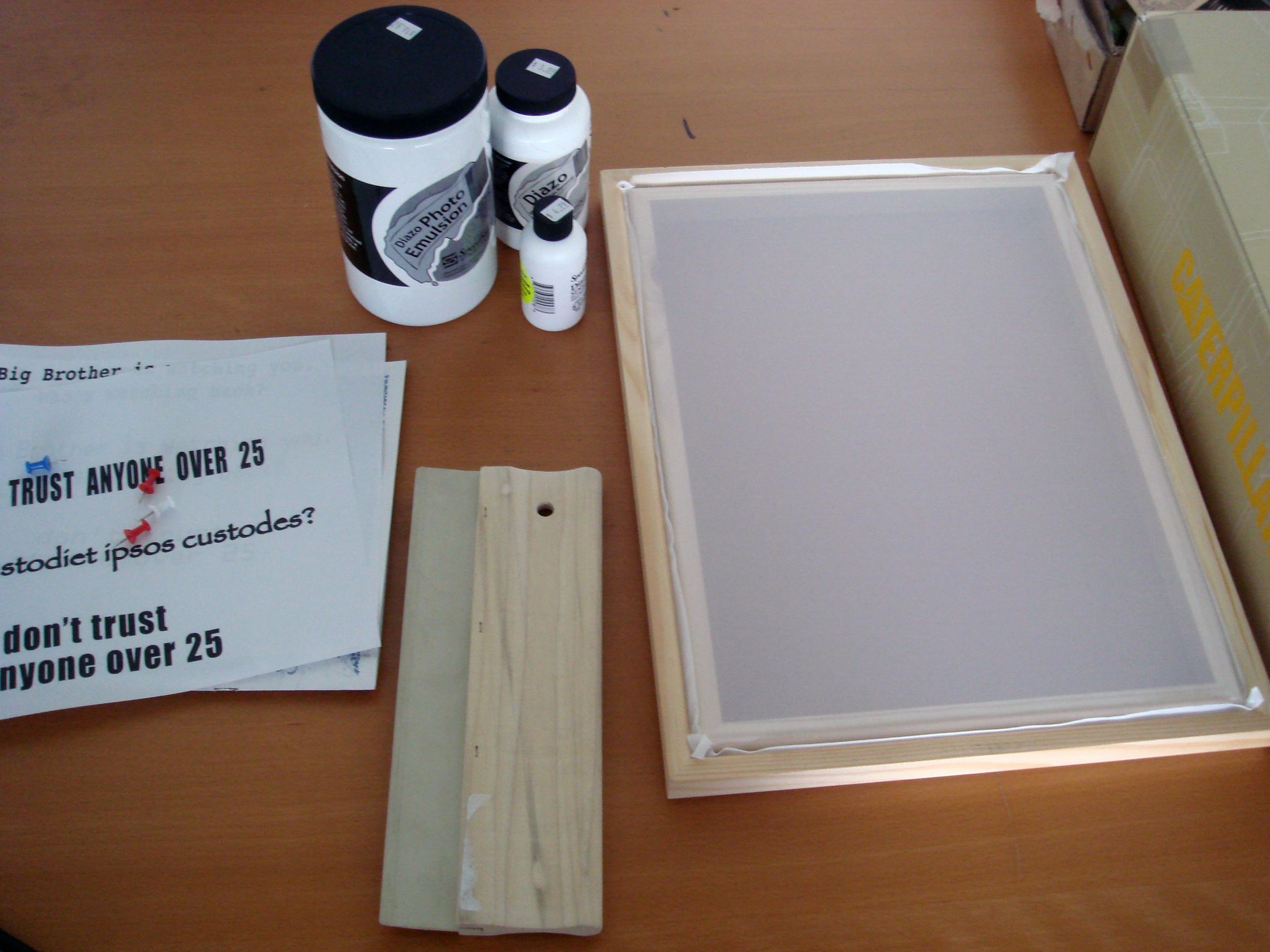 Photo-emulsion Screen Printing : 7 Steps (with Pictures) - Instructables