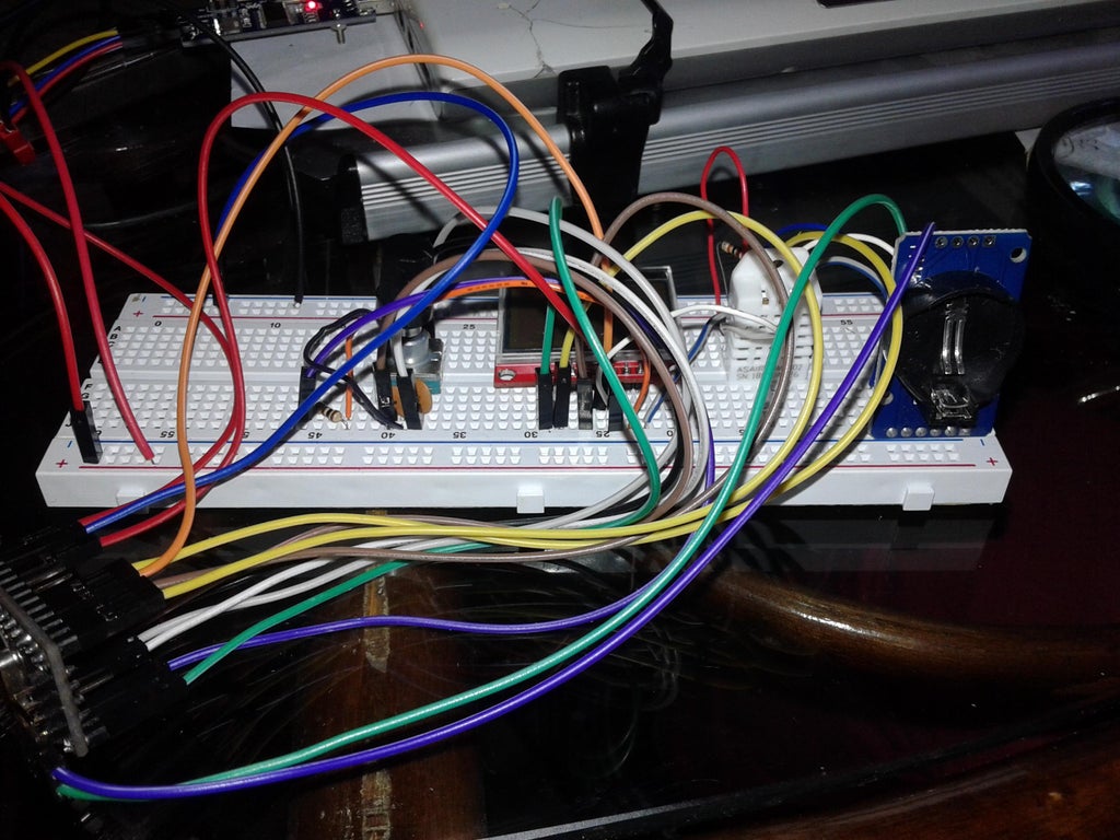 Arduino Datalogger With Rtc Nokia Lcd And Encoder 4 Steps Instructables