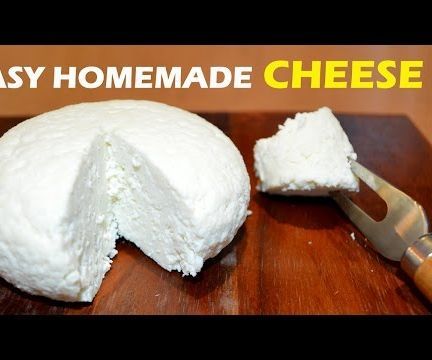 How to Make Cheese at Home - 2 Ingredient Easy Cheese Recipe ...