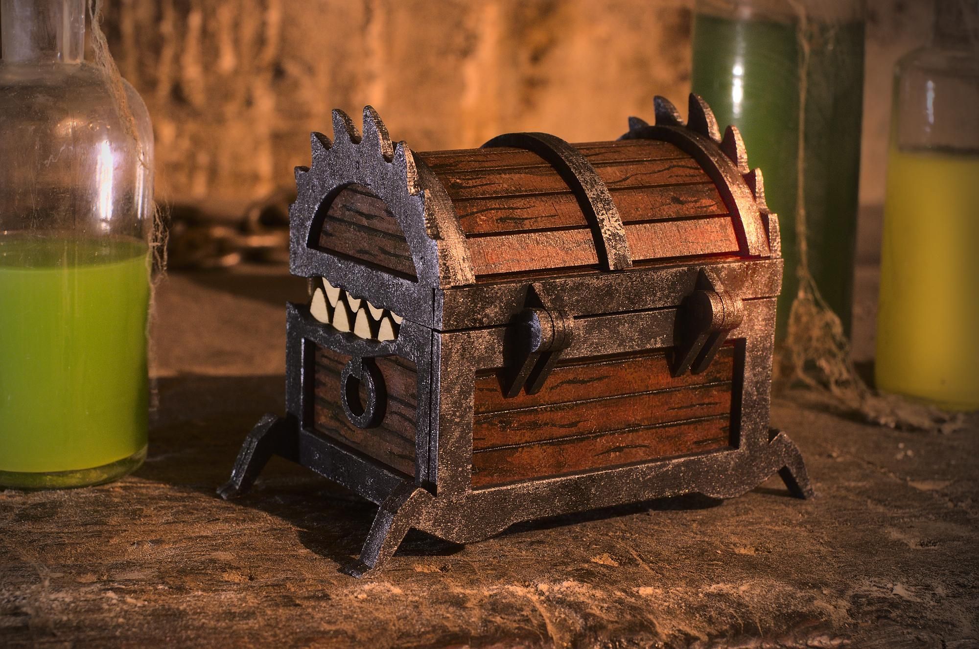 Monster Treasure Chest - Halloween Box : 10 Steps (with Pictures ...