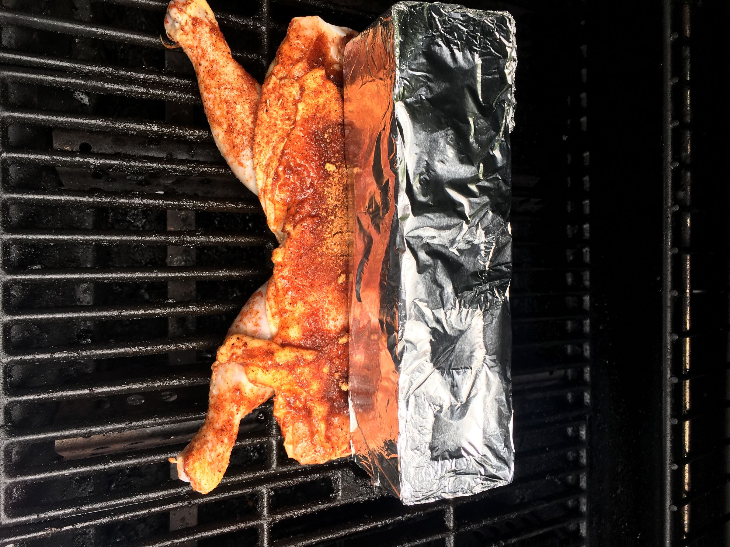 Drunken Chicken Under a Brick With Peach Jalapeño BBQ Glaze : 14 Steps ...