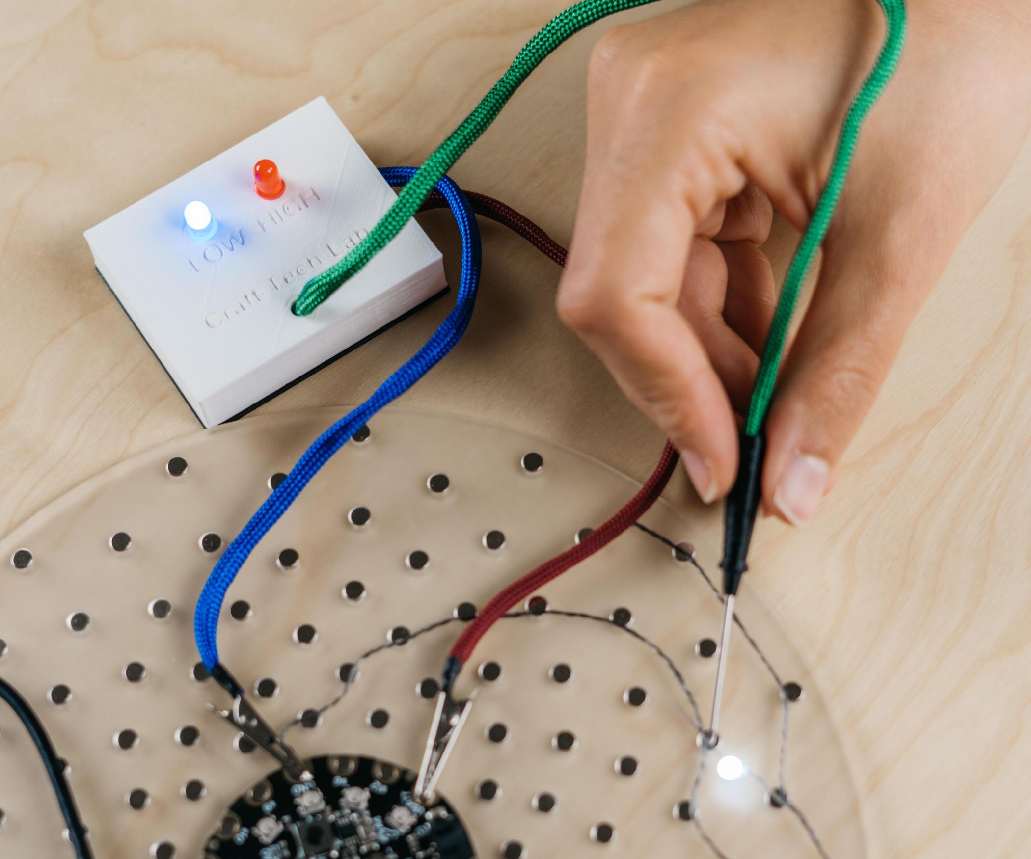 E-Textile Logic Probe - Debugging Tool : 9 Steps (with Pictures ...