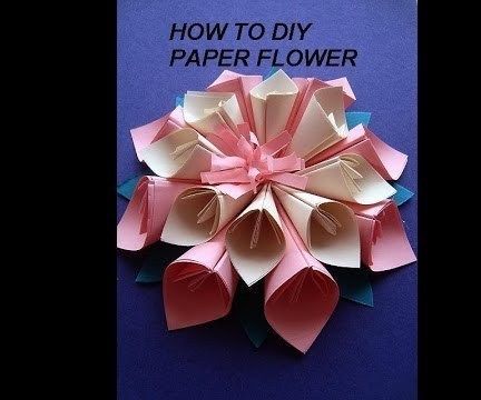 PAPER KANZASHI FLOWER : 4 Steps - Instructables