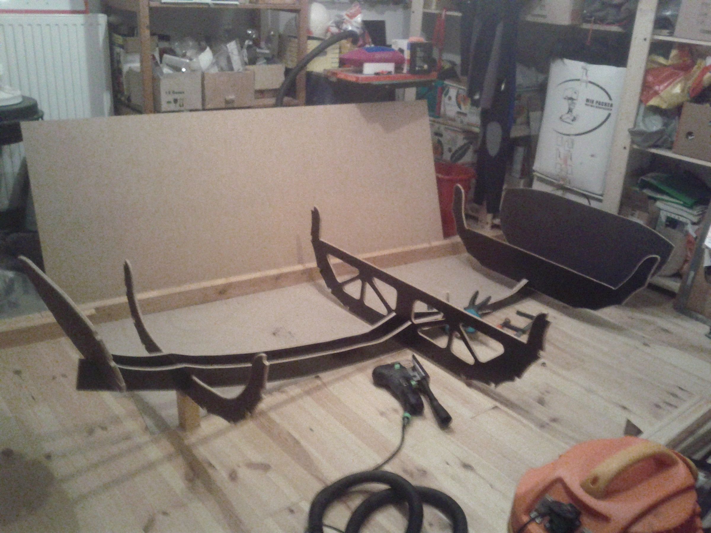 240cm Skin on Frame Sailing Pram With Mirage Drive : 7 Steps (with ...