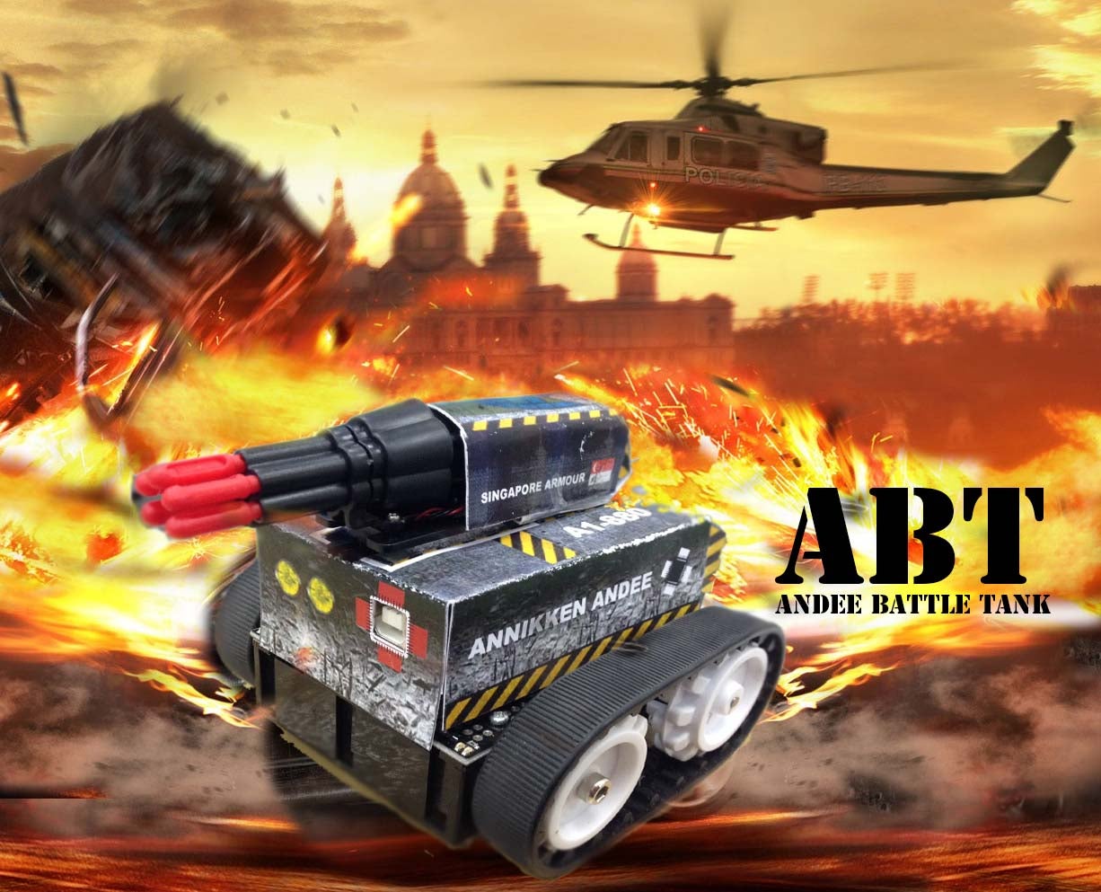 Smartphone Controlled Arduino Tank Using Annikken Andee : 6 Steps (with Pictures) - Instructables