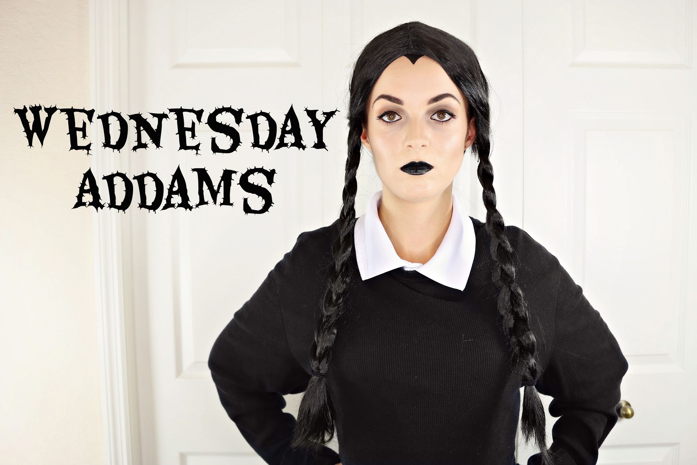 Wednesday Addams | Makeup Tutorial : 7 Steps (with Pictures ...
