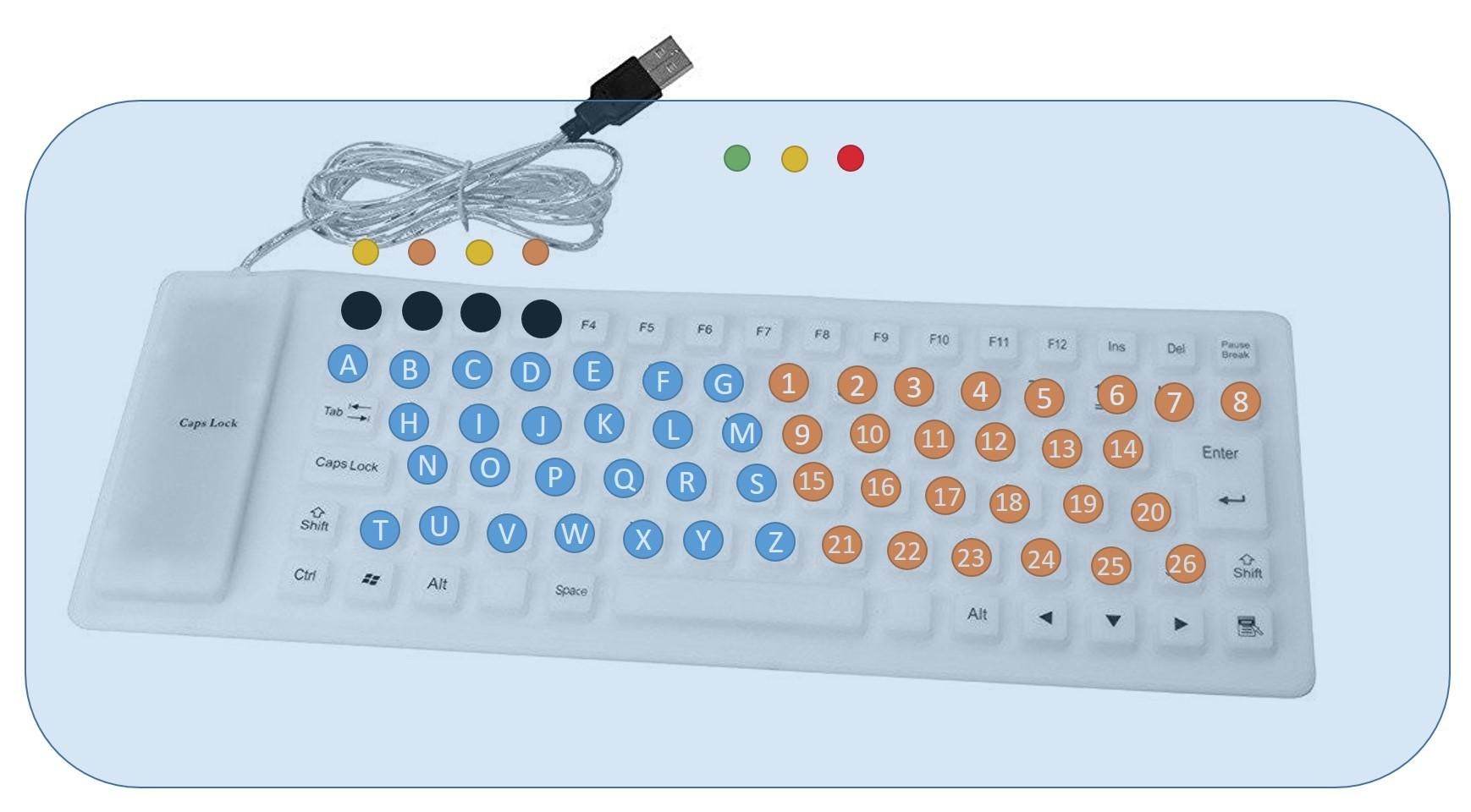 Use a PS/2 Keyboard in Microcontroller-projects : 5 Steps - Instructables