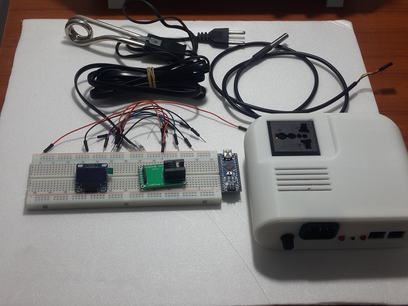 Arduino Control Ac Water Heater Temperature 7 Steps Instructables