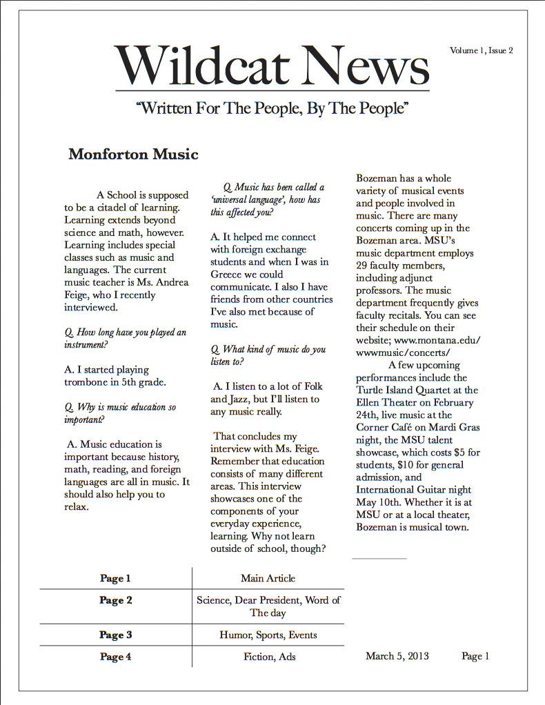 Making a School Newspaper - Instructables