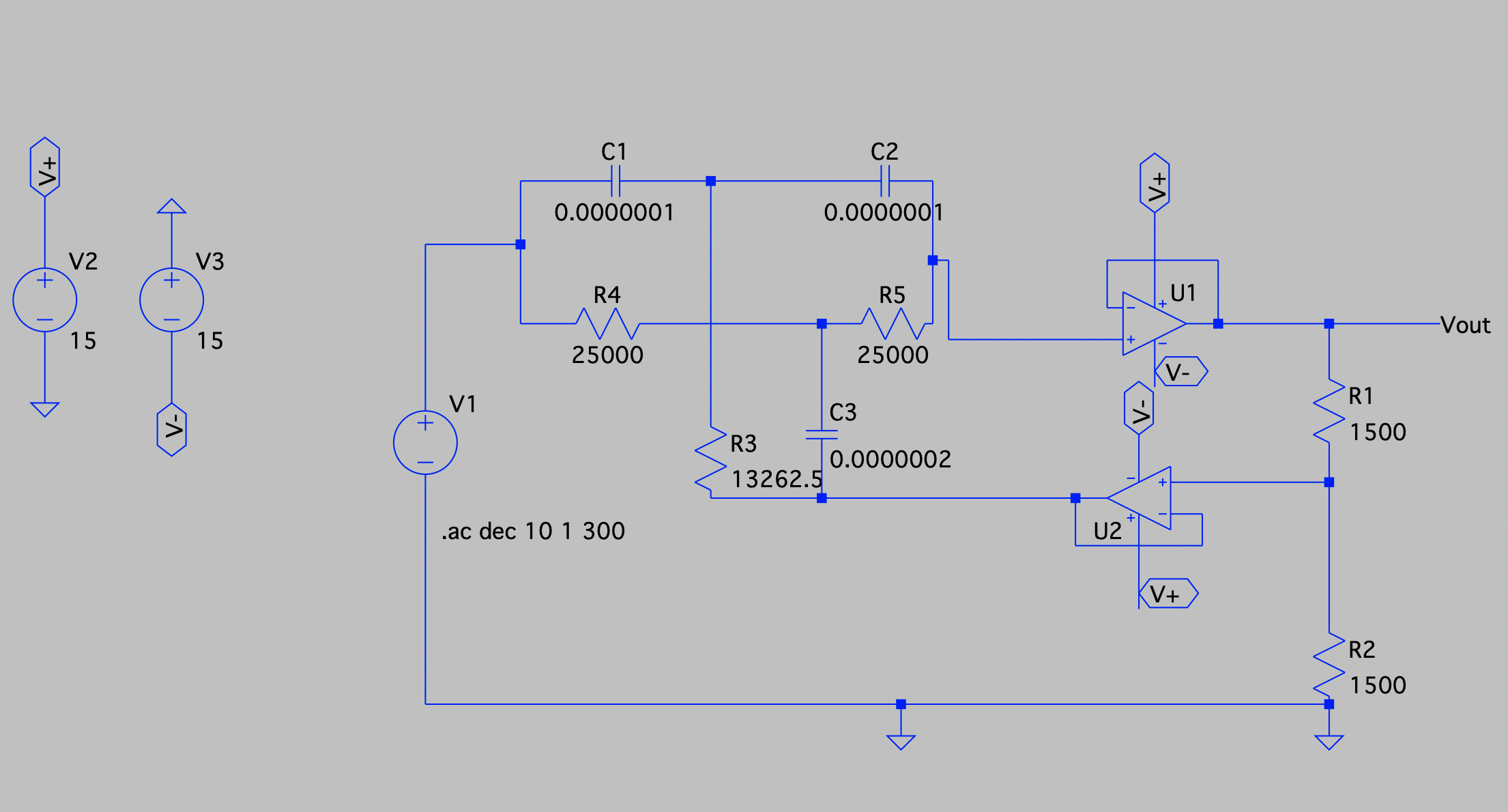 ECG Circuitry in LTspice : 4 Steps - Instructables