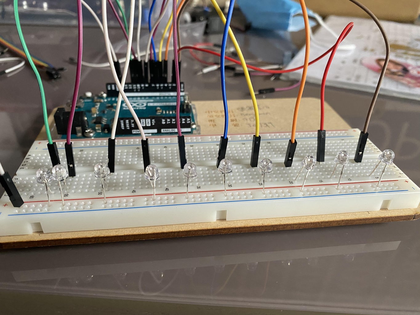 Arduino Led Chaser With 8 Effects 4 Steps Instructables
