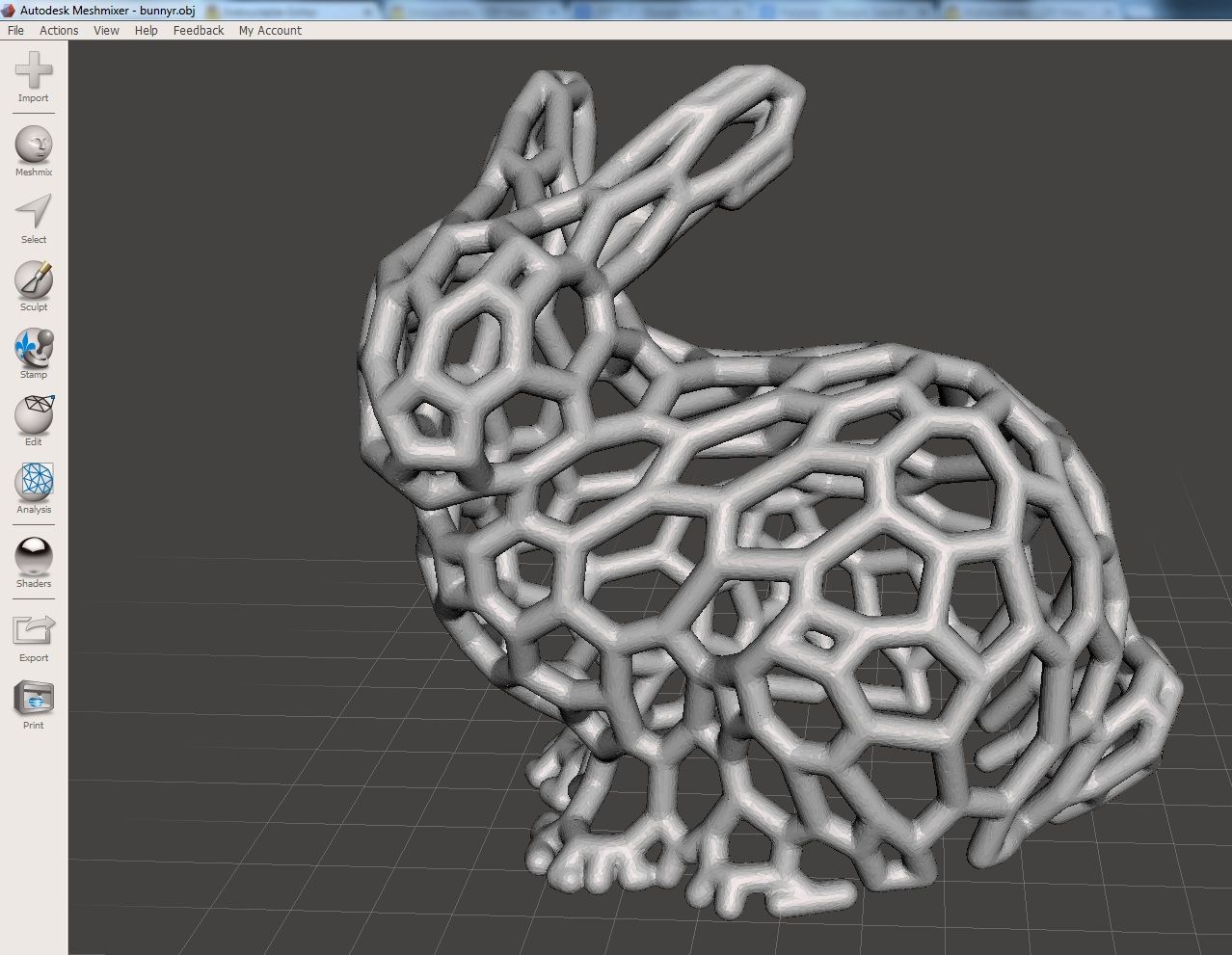 Make 3D Printable Voronoi Patterns With Autodesk® Meshmixer (with ...